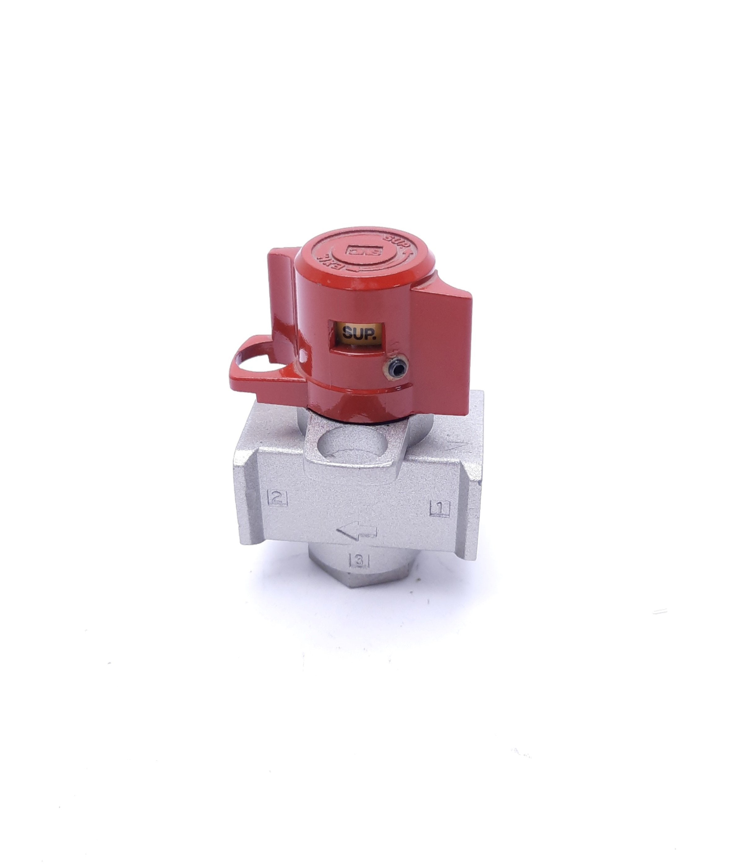 SMC VHS20-F02 3-Port Lock Out/Relief Hand Valve, 1/4" NPT, Locking Hol – Next Day Automation