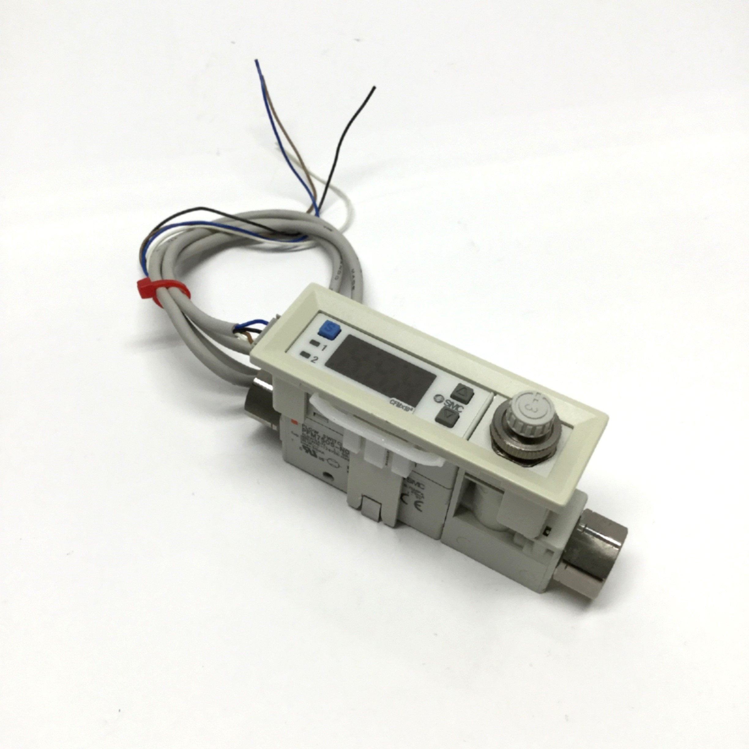 SMC PFM750S-N01-E Digital Flow Switch, 1-50L/min, 0.75MPa, PNP + Analo – Next Day Automation