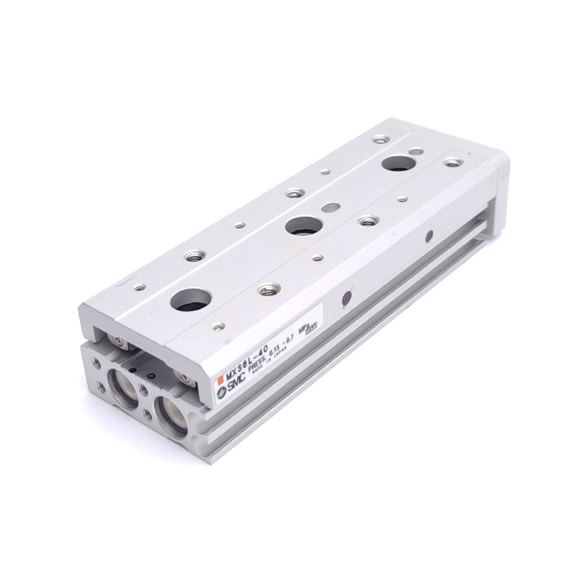 SMC MXS6L-40 Pneumatic Slide Table, ø6mm Bore, 40mm Stroke, M3x0.5, 0. – Next Day Automation