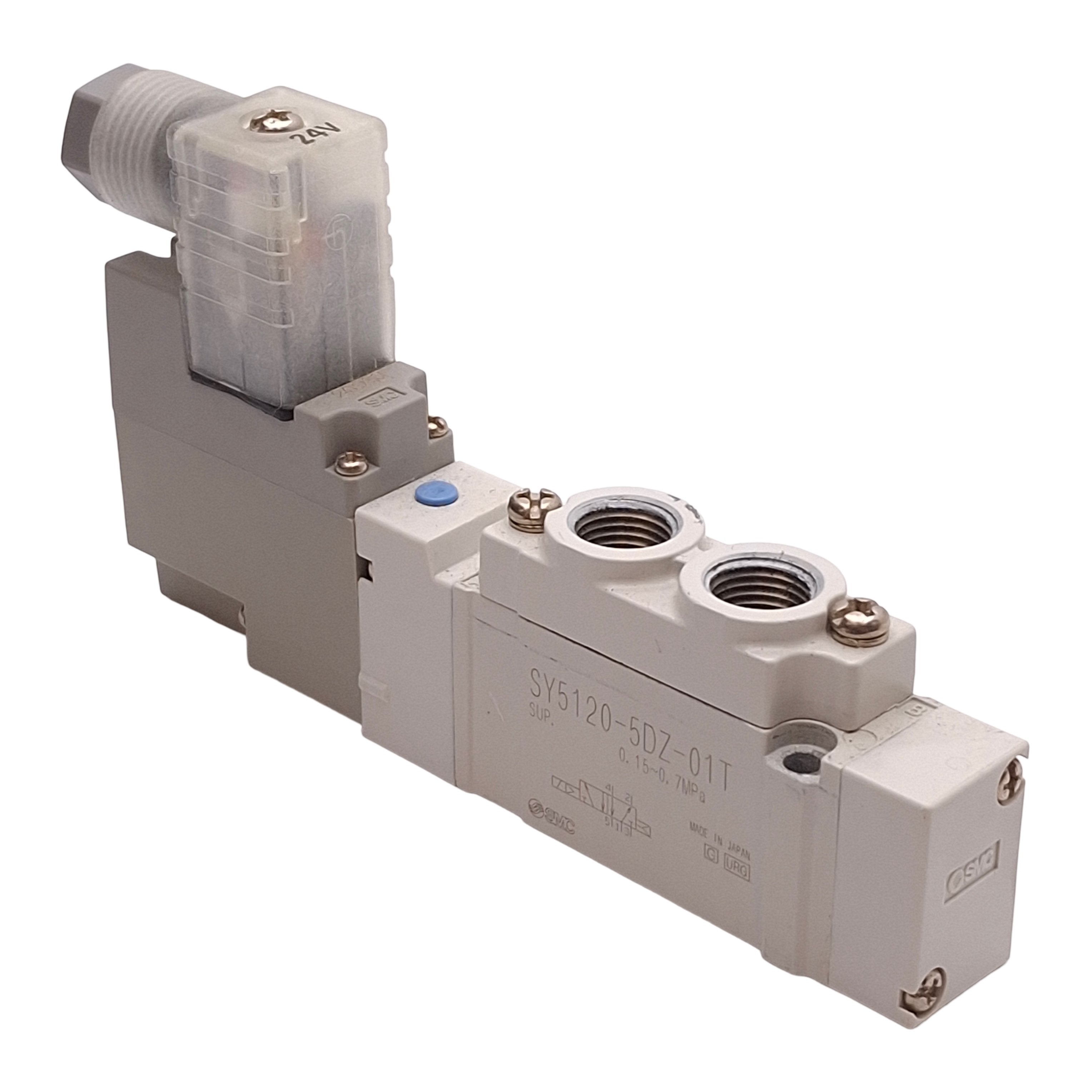 SMC SY5120-5DZ-01T Solenoid Valve 2-Position Single, 0.7MPa, 1/8NPTF, – Next Day Automation