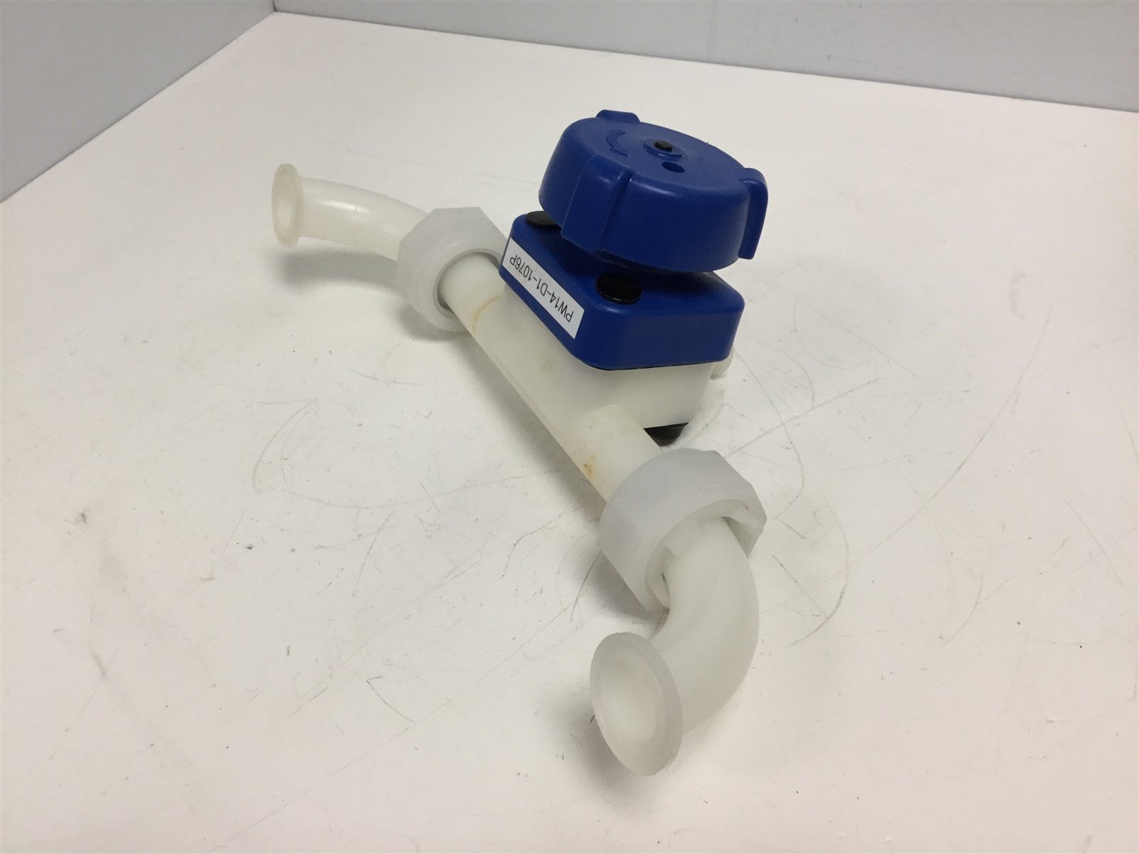 Cole-Parmer TZD100-075 Tri-Clamp T-Diaphragm Valve Maxi Run-Mini Branc ...