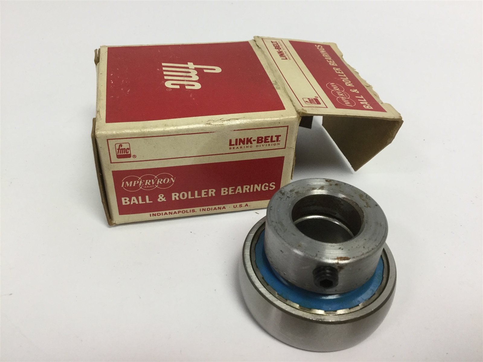 New FMC Link-Belt Ball and Roller Bearings Ball Insert Bearing, Bore ...