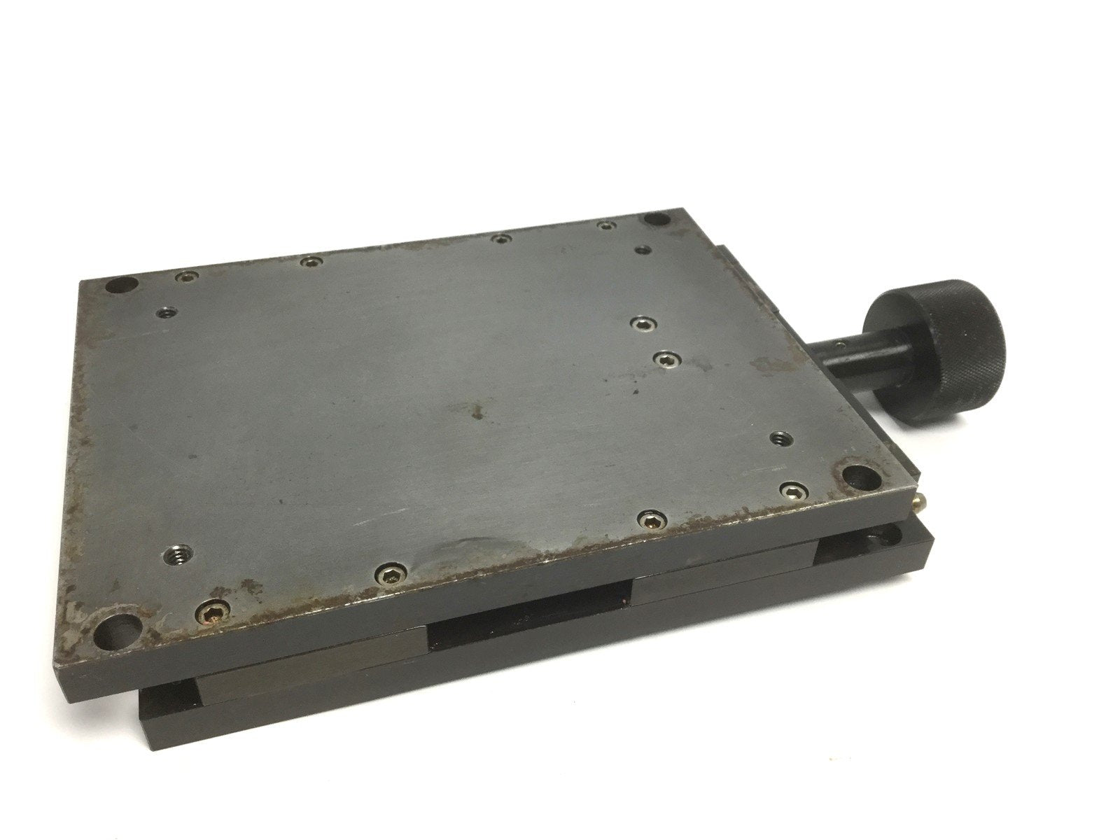 Linear Slide Table, Manual Positioner, Travel: 24mm, Dimensions: 8" by ...