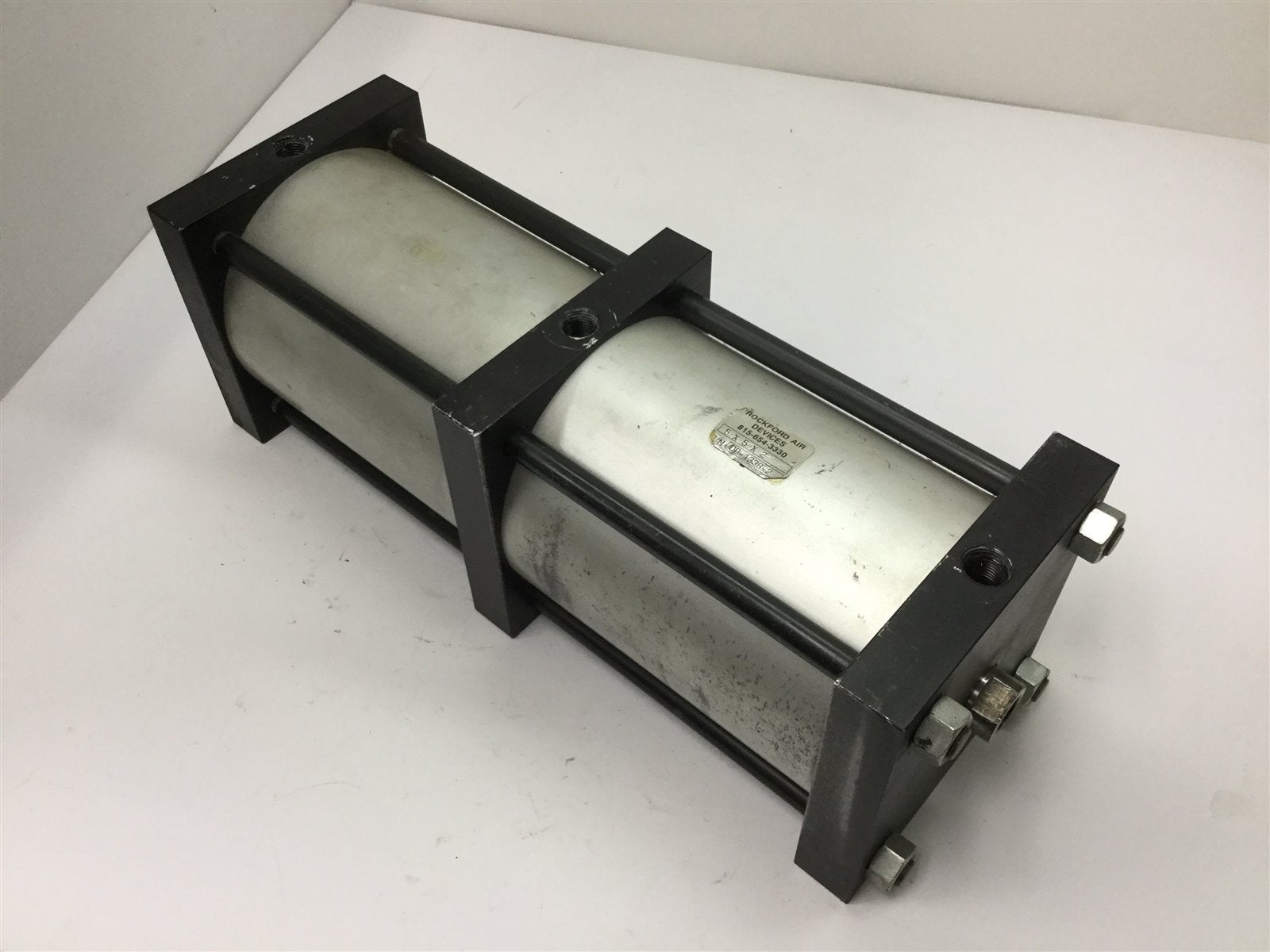 Rockford Air Devices Power Multiplier Cylinder, 2-Stage, Bore: 5", Str ...