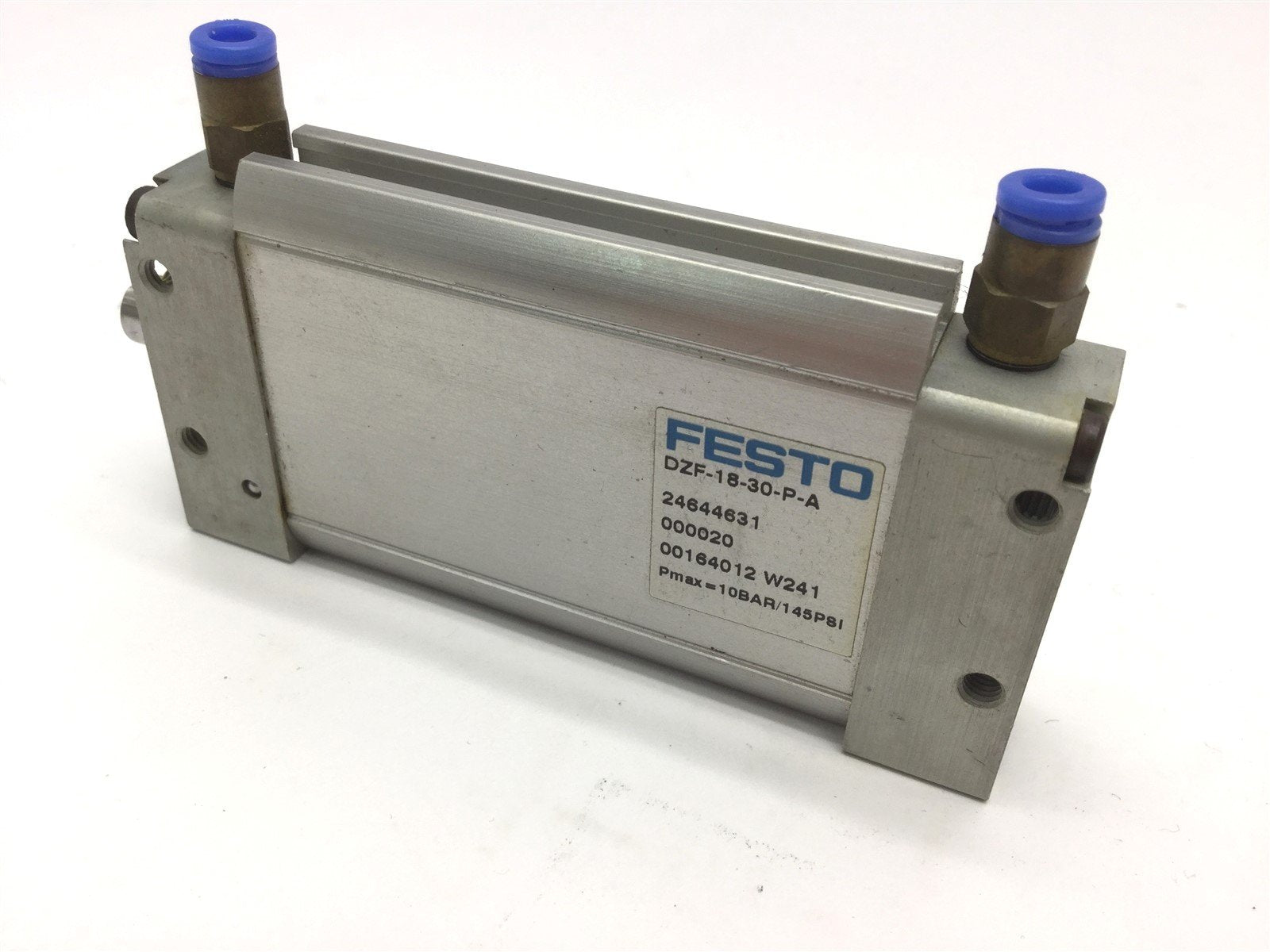 Festo DZF-18-30-P-A Flat Cylinder Actuator, Pressure: 145 PSI, Fitting ...