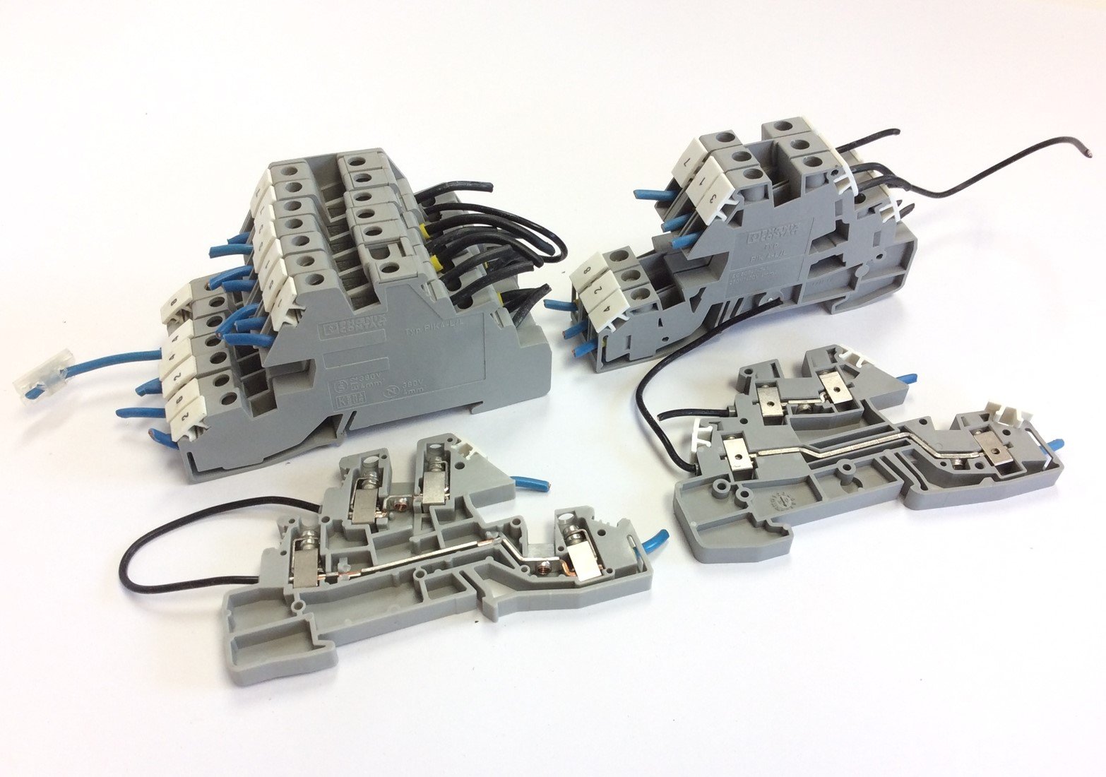Lot of 12 Phoenix Contact PIK 4-L/L Installation Level Terminal Block ...