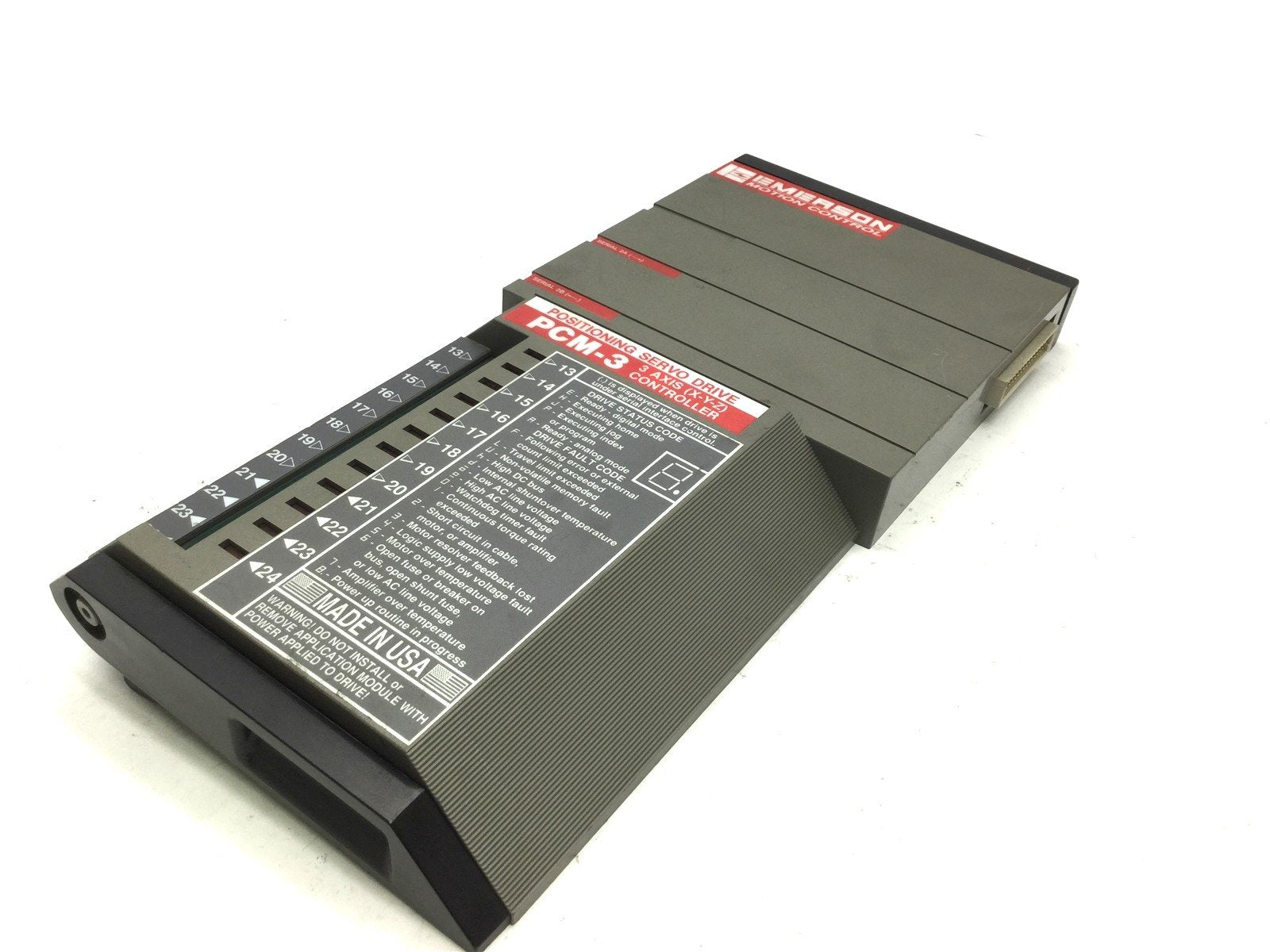 Emerson PCM-3 Positioning Servo Drive 3 Axis (X-Y-Z) Controller 2000 P ...