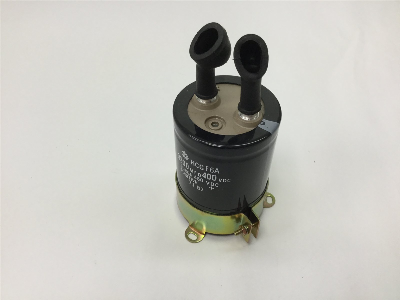 Hitachi HCGF6A Capacitor, Rating: 3300 MFD, Voltage: 400VDC, Surge: 45 ...