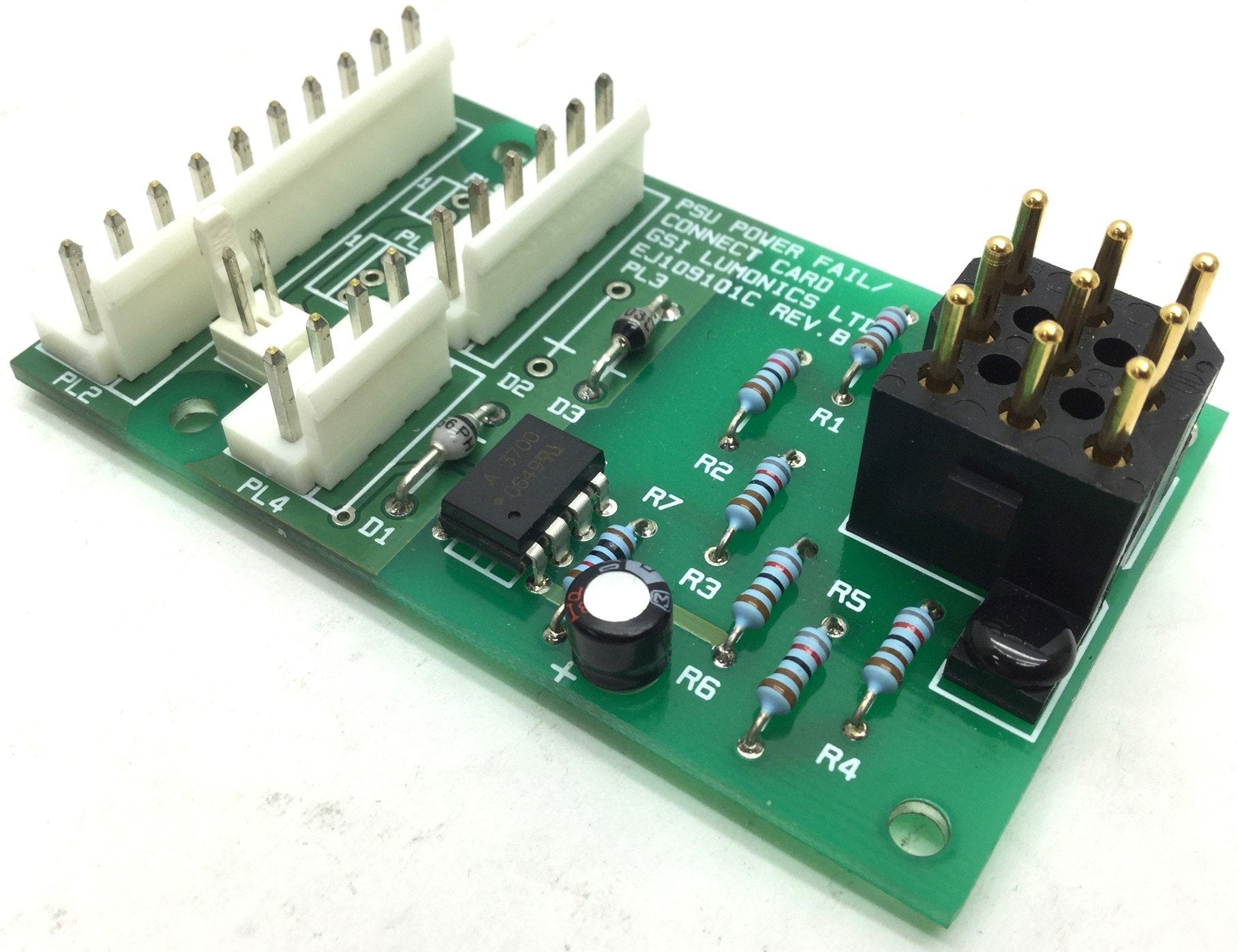 GSI Lumonics EJ109101C Laser PSU Power Fail/Connect Card Rev B JK700 J ...
