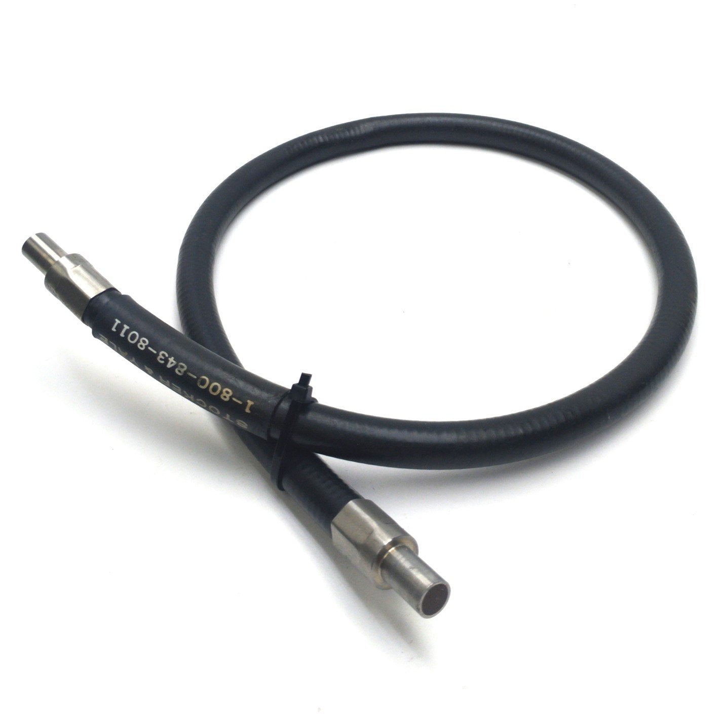 Stocker & Yale Fiber Optic Cable, 2' Long, ø5/16" Input/Output, 1/4" B ...