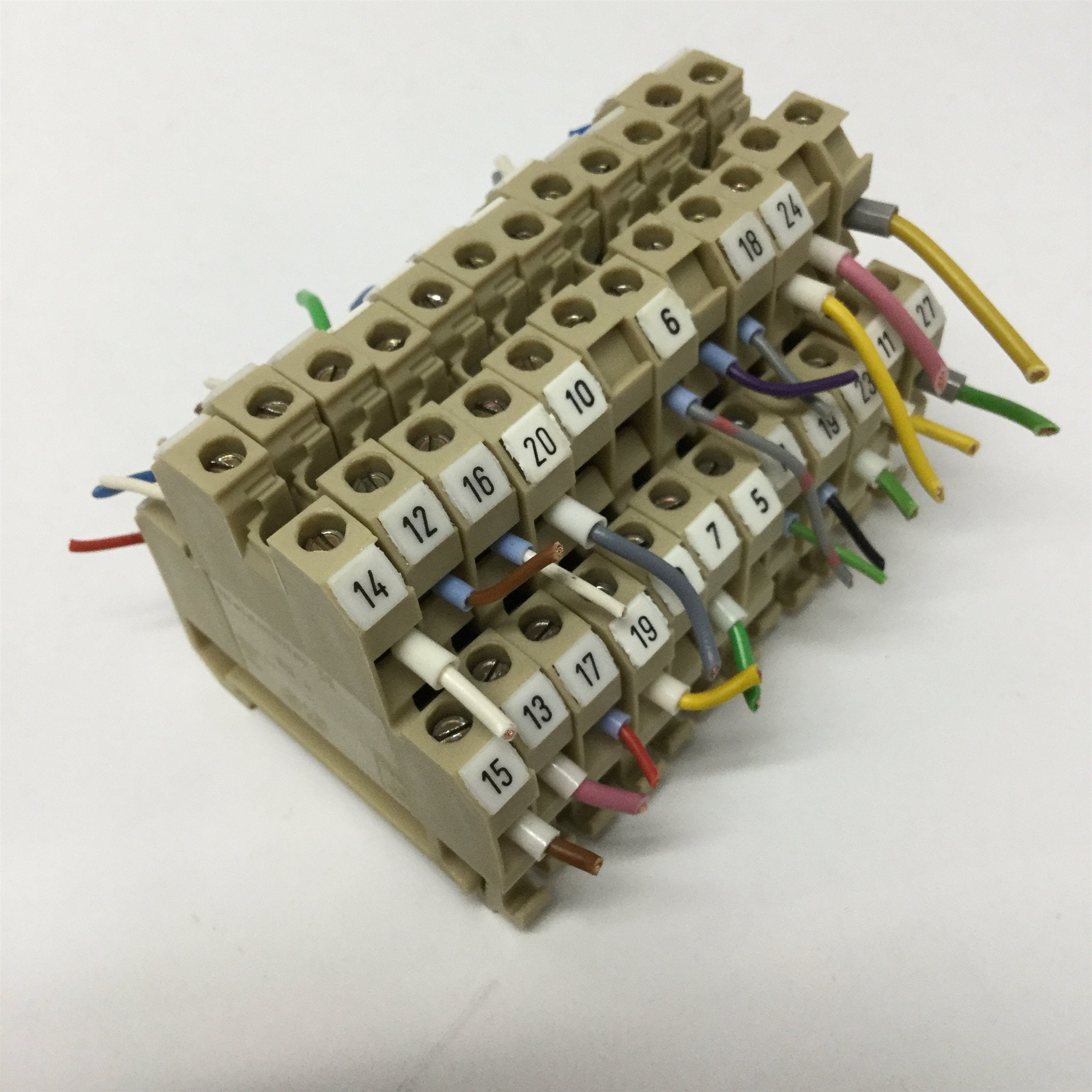 Lot of 12 Weidmuller DK4 Two-Tier Terminal Blocks 500V 32A, 26-12 AWG ...