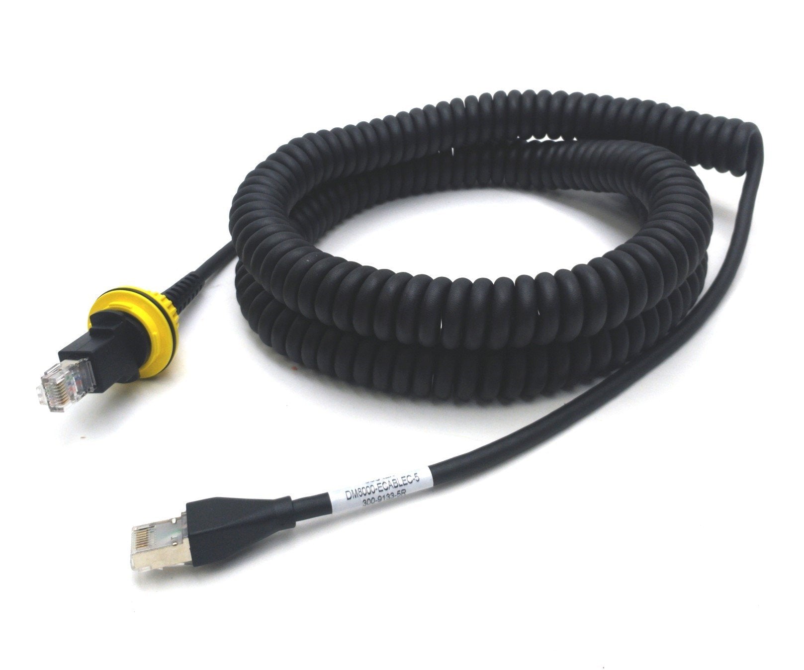 Cognex DM8000-ECABLEC-5 DataMan Barcode Scanner Cable, Ethernet RJ45 ...