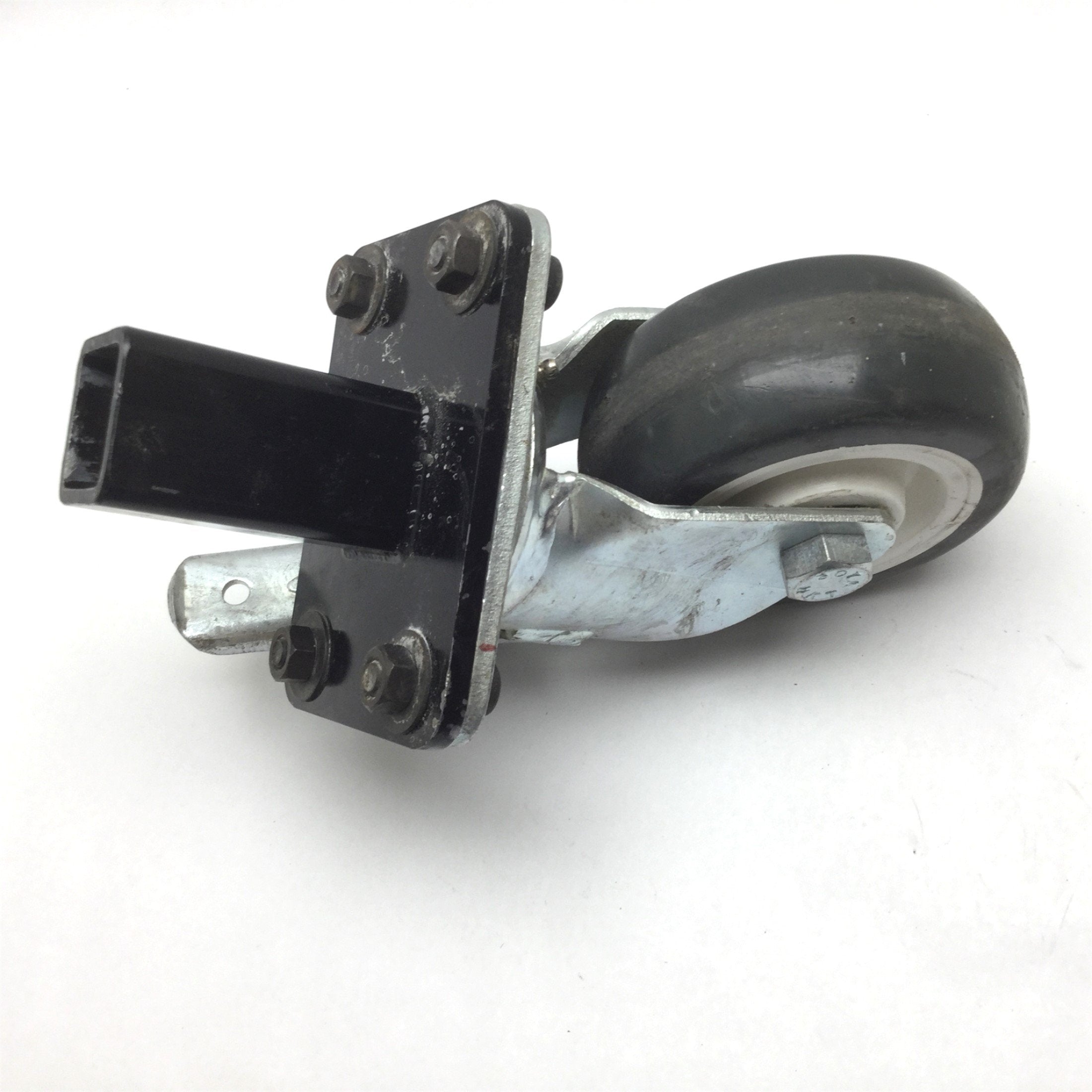 Caster, Wheel Dimensions: 6" Dia x 2.5" Wide, Plate Dimensions: 6.625 ...