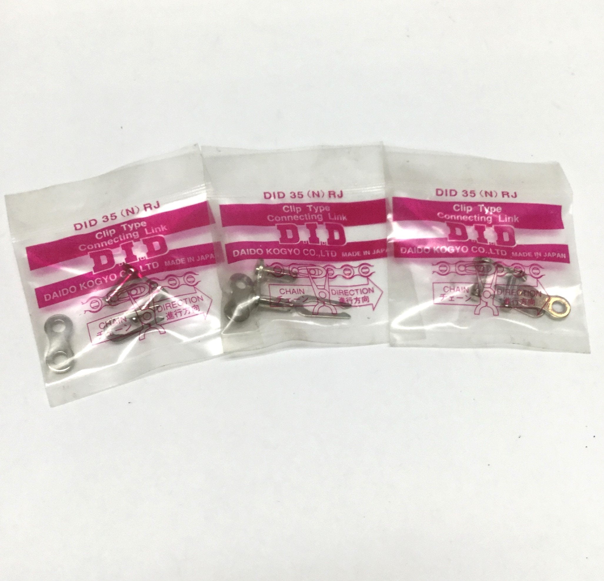 Lot of 3 Daido DID 35 RJ Roller Chain Clip-Type Connecting Links – Next ...