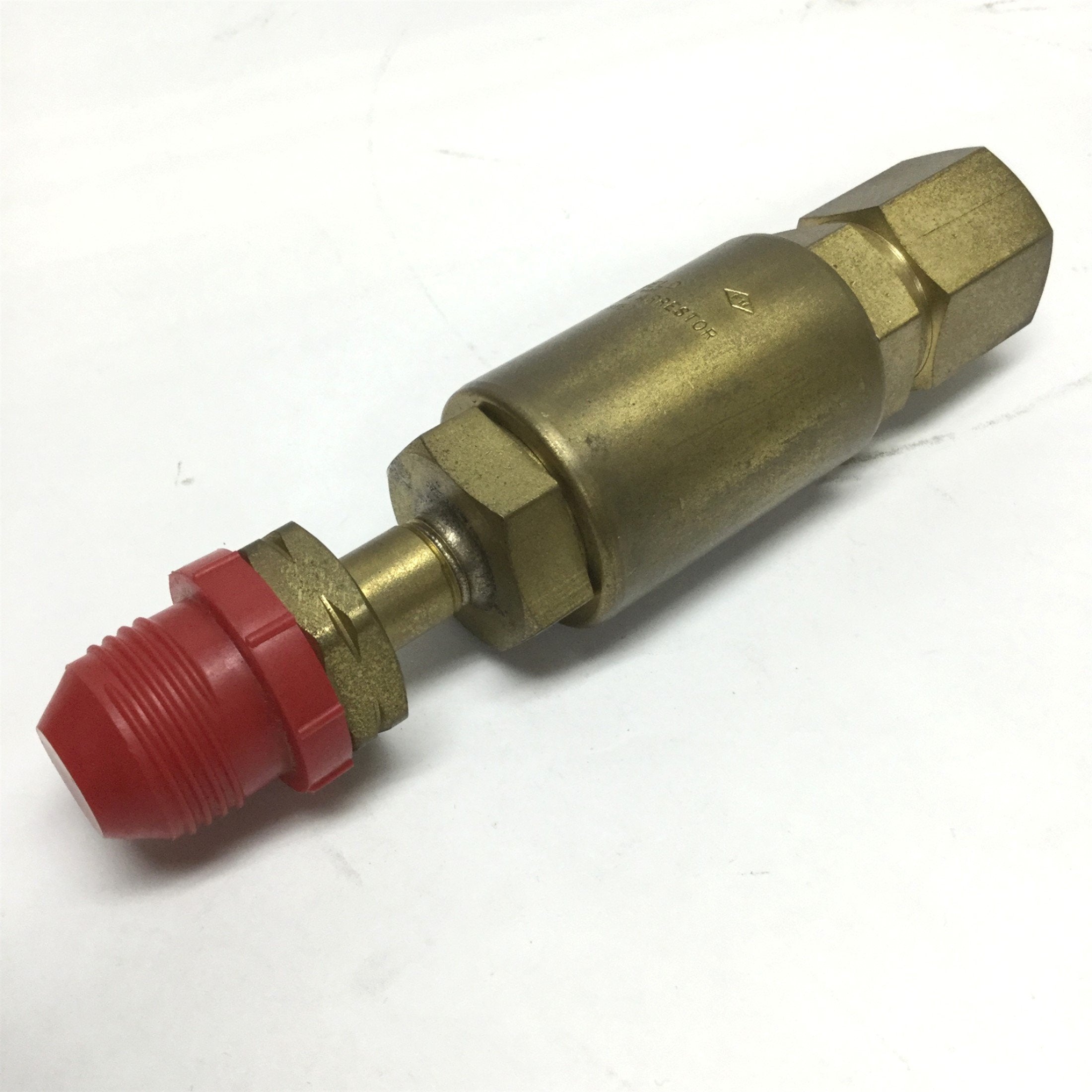 Oxweld No. 40 Flashback Flash Arrestor Brass Cutting Torch Attachment ...