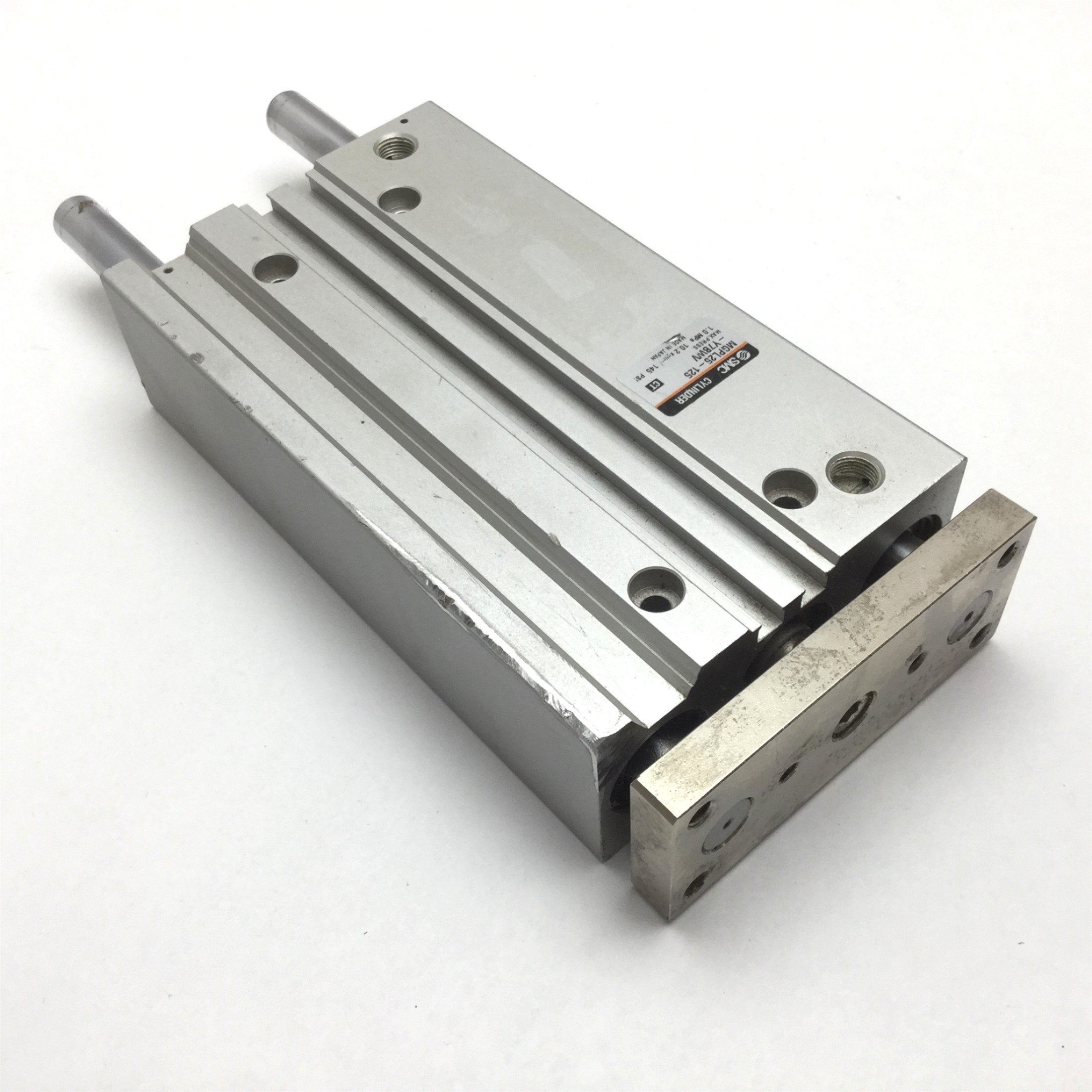 SMC MGPL25-125-Y7BWV Compact Guide Cylinder, Spring Return, Stroke: 12 ...