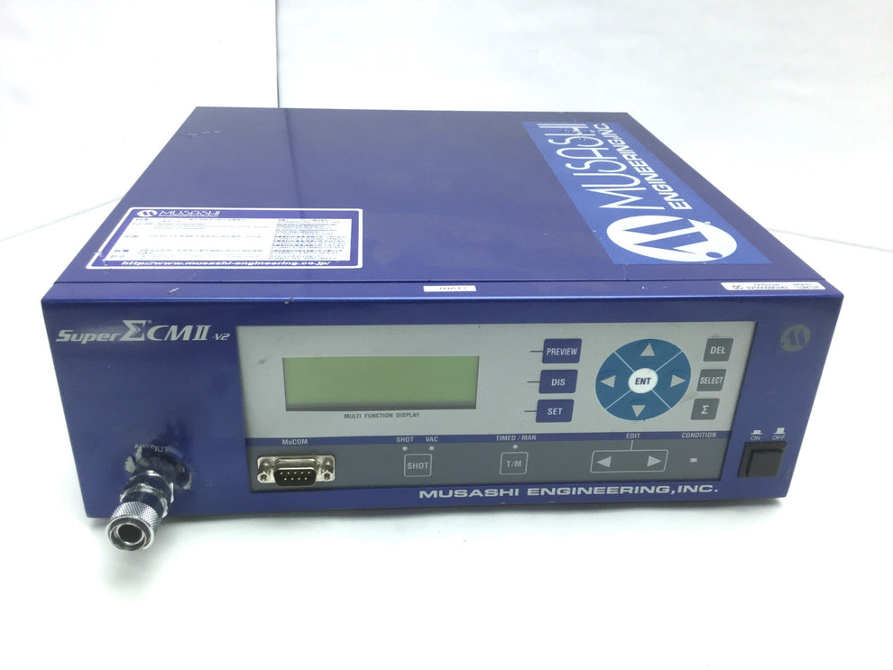Musashi Super Sigma E CMII V2 Fine Point Dispenser Out: 5-200 kPa *Par ...