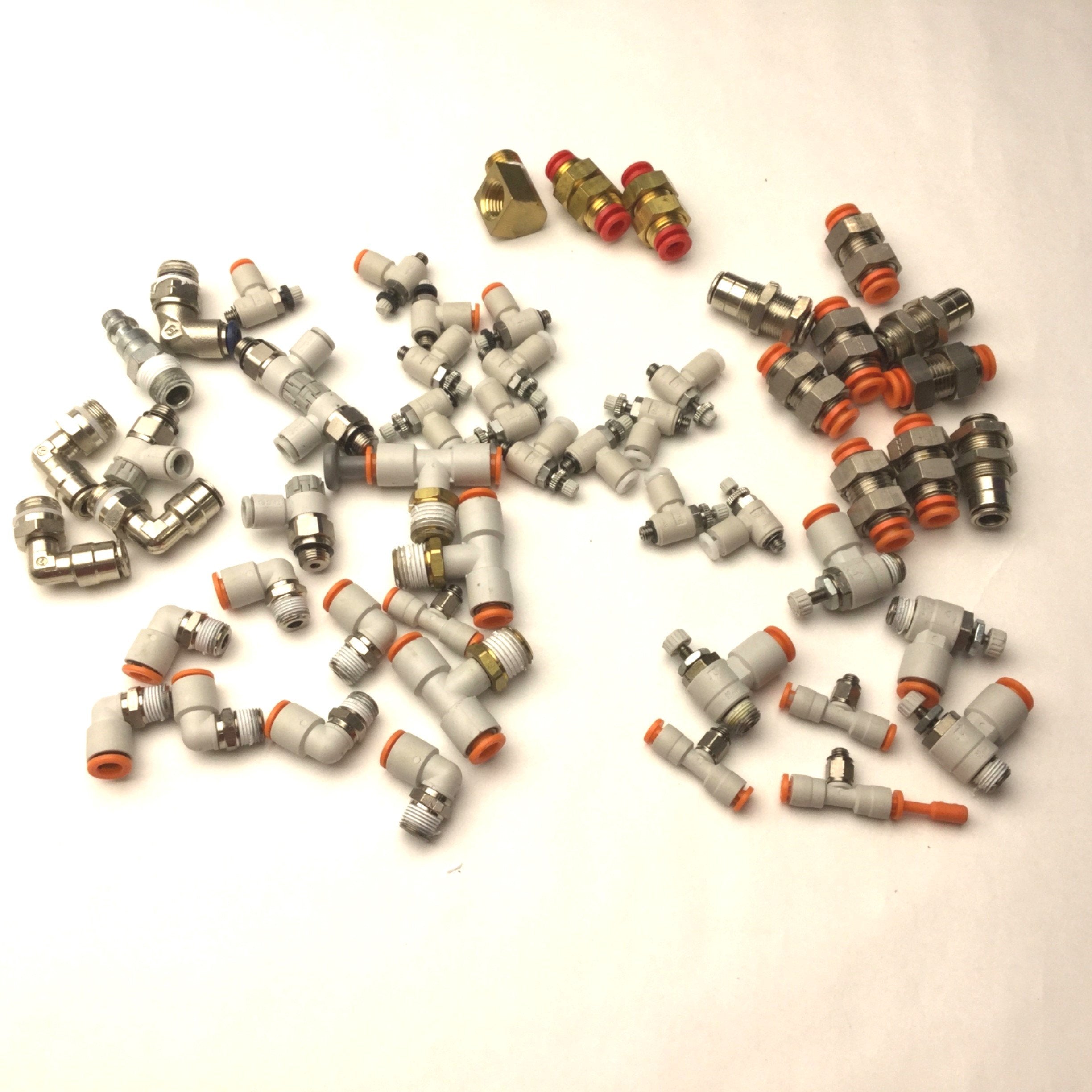 Lot of 53 Miscellaneous Assorted Fittings/Connectors, See Pictures for ...