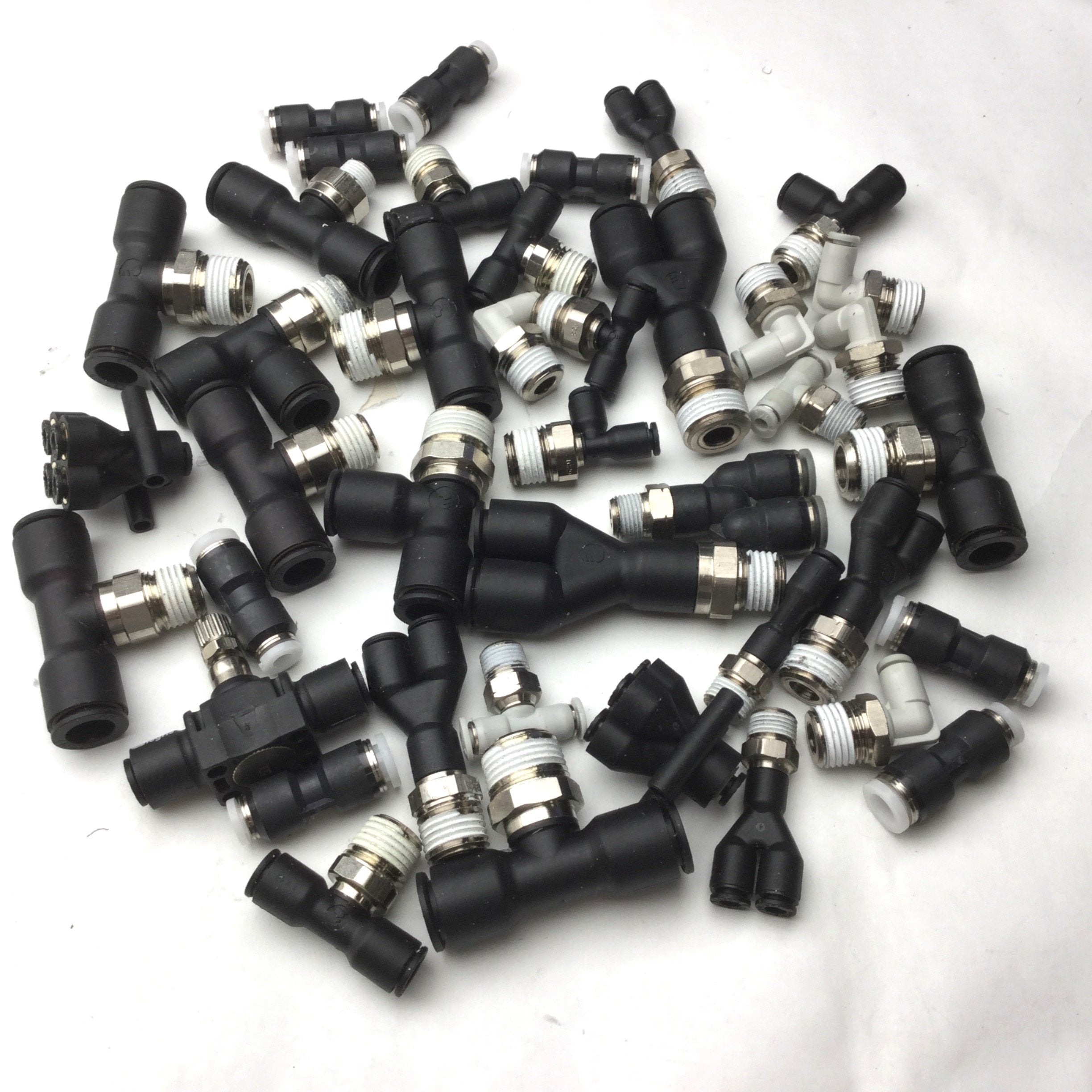Lot of 40 Miscellaneous Assorted Connectors/Fittings, See Pictures for ...