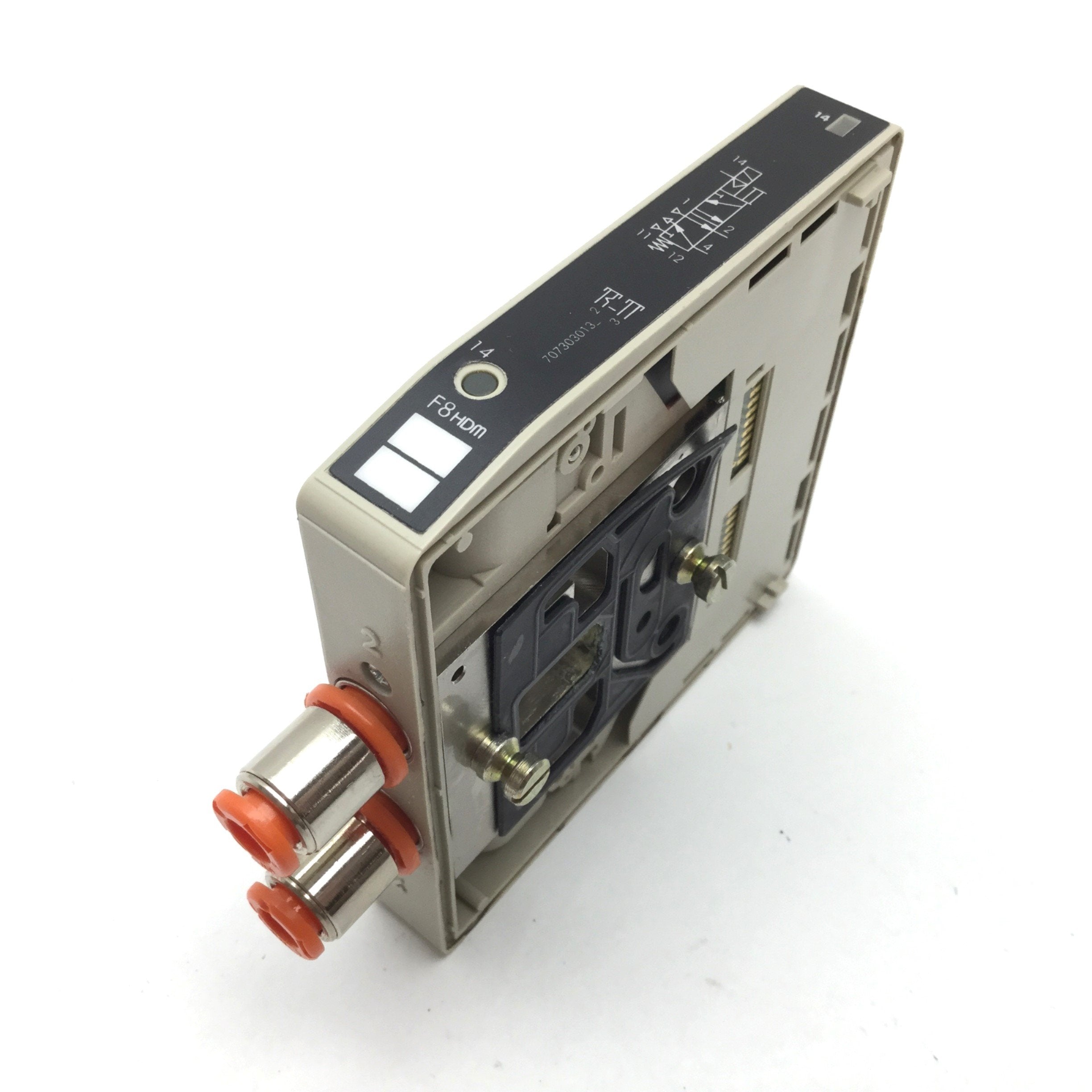 Metal Work 707303013 HDM Solenoid Valve, 2-Position 5-Port, 24VDC, 6mm ...