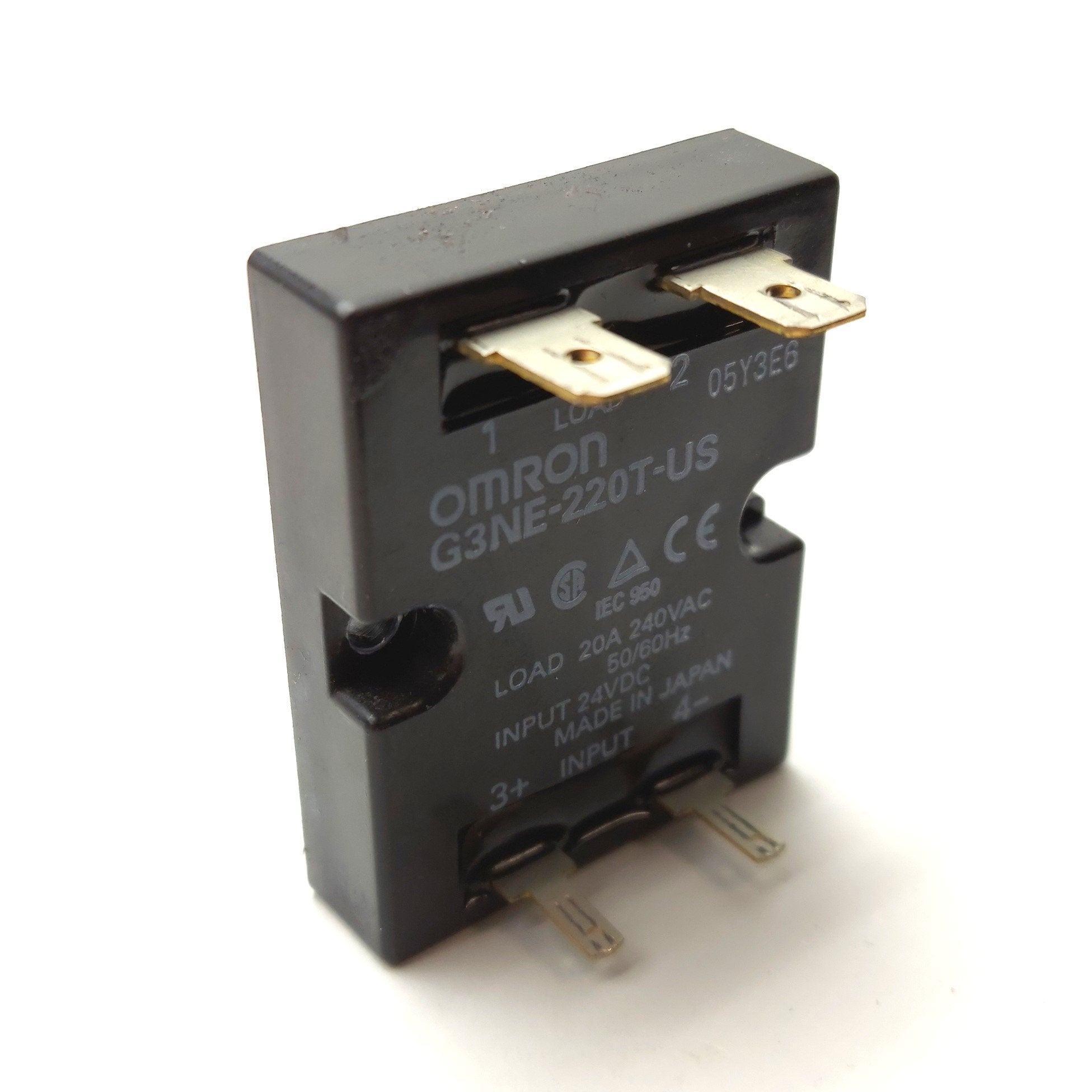 Omron G3NE-220T-US Solid State Relay, SPST, 24VDC Control, 240VAC 20A ...