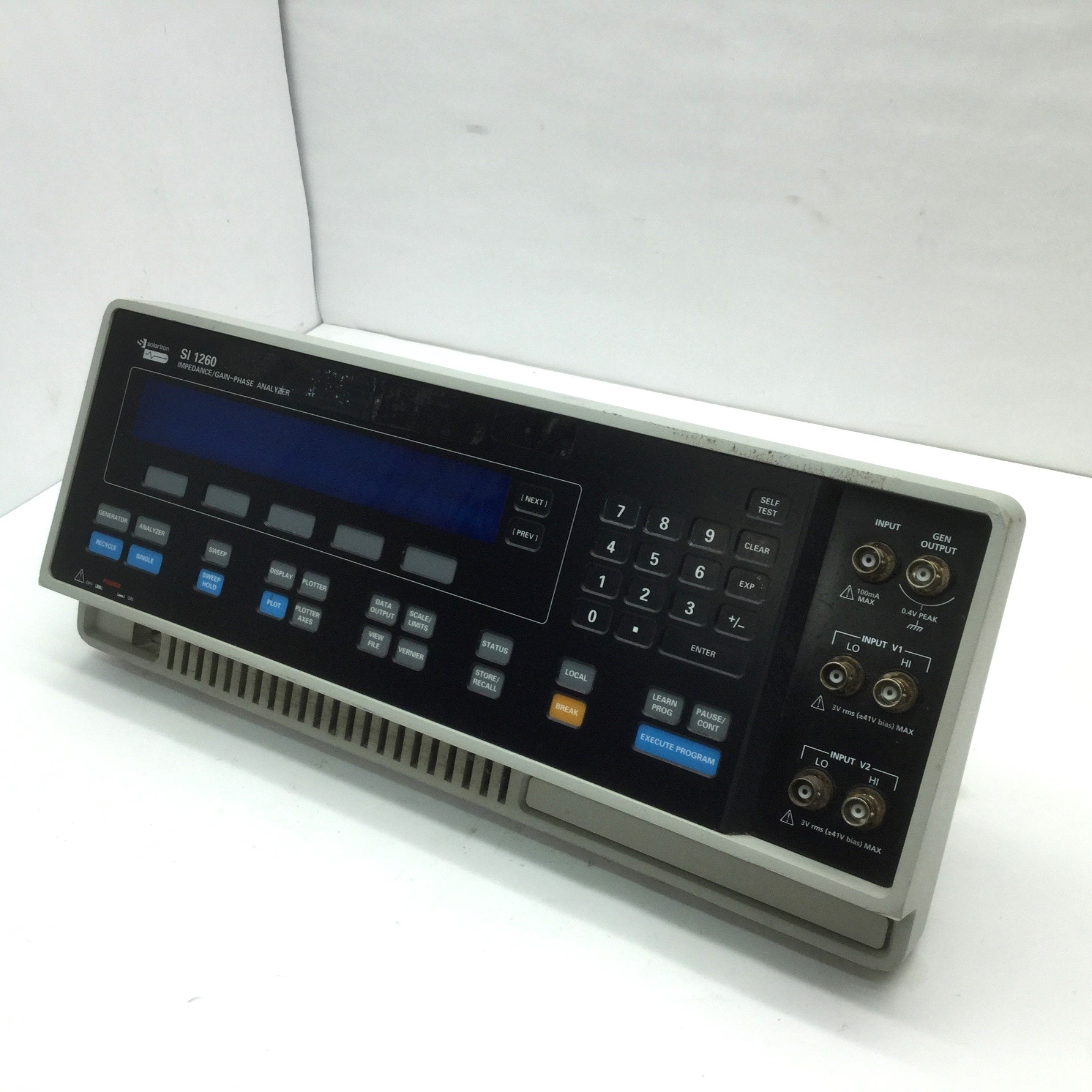 Solartron Metrology SI 1260 Impedance Gain/Phase Analyzer Interface Pa ...