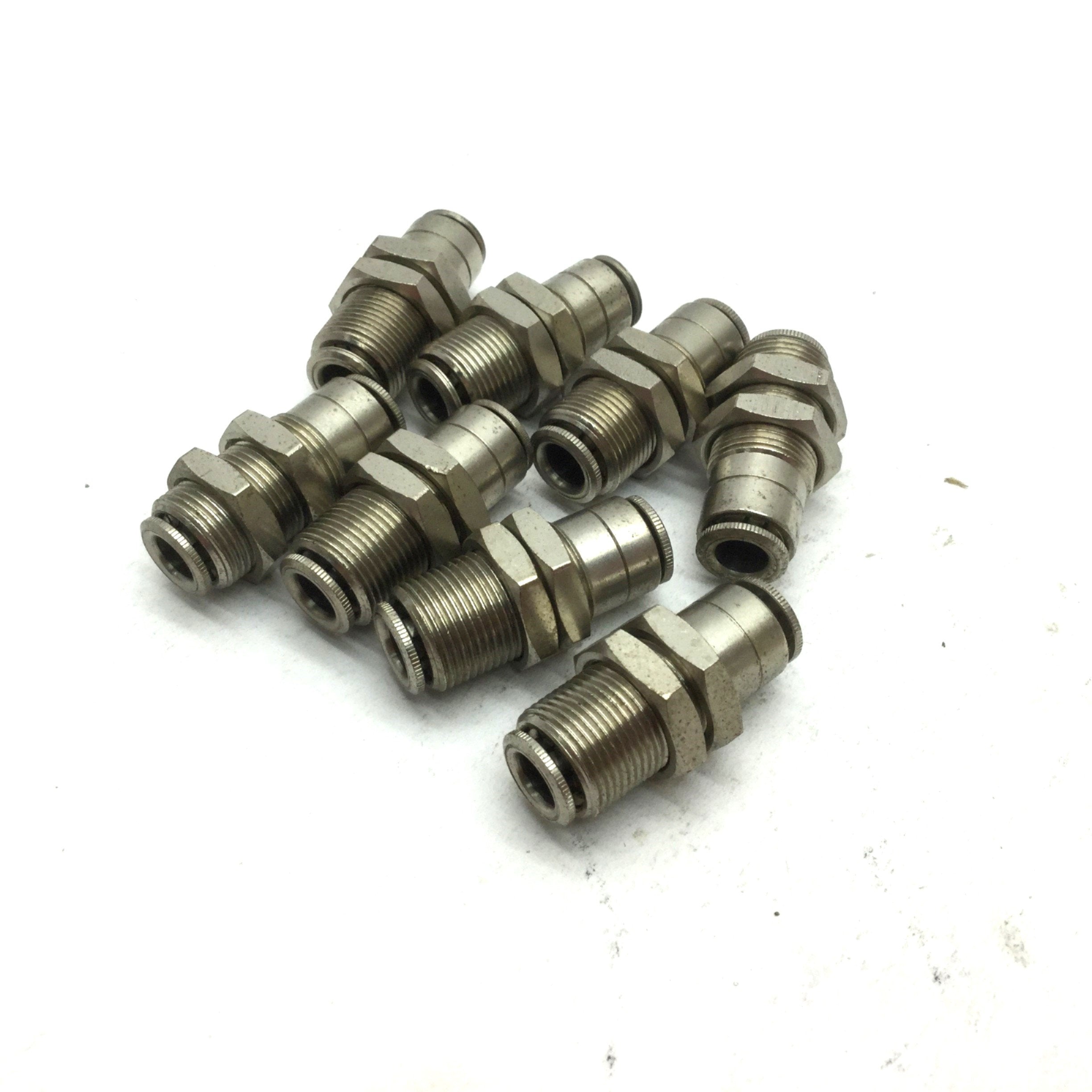 Lot of 8 Push to Connect Brass Tube Unions 1/4" Tubing – Next Day ...