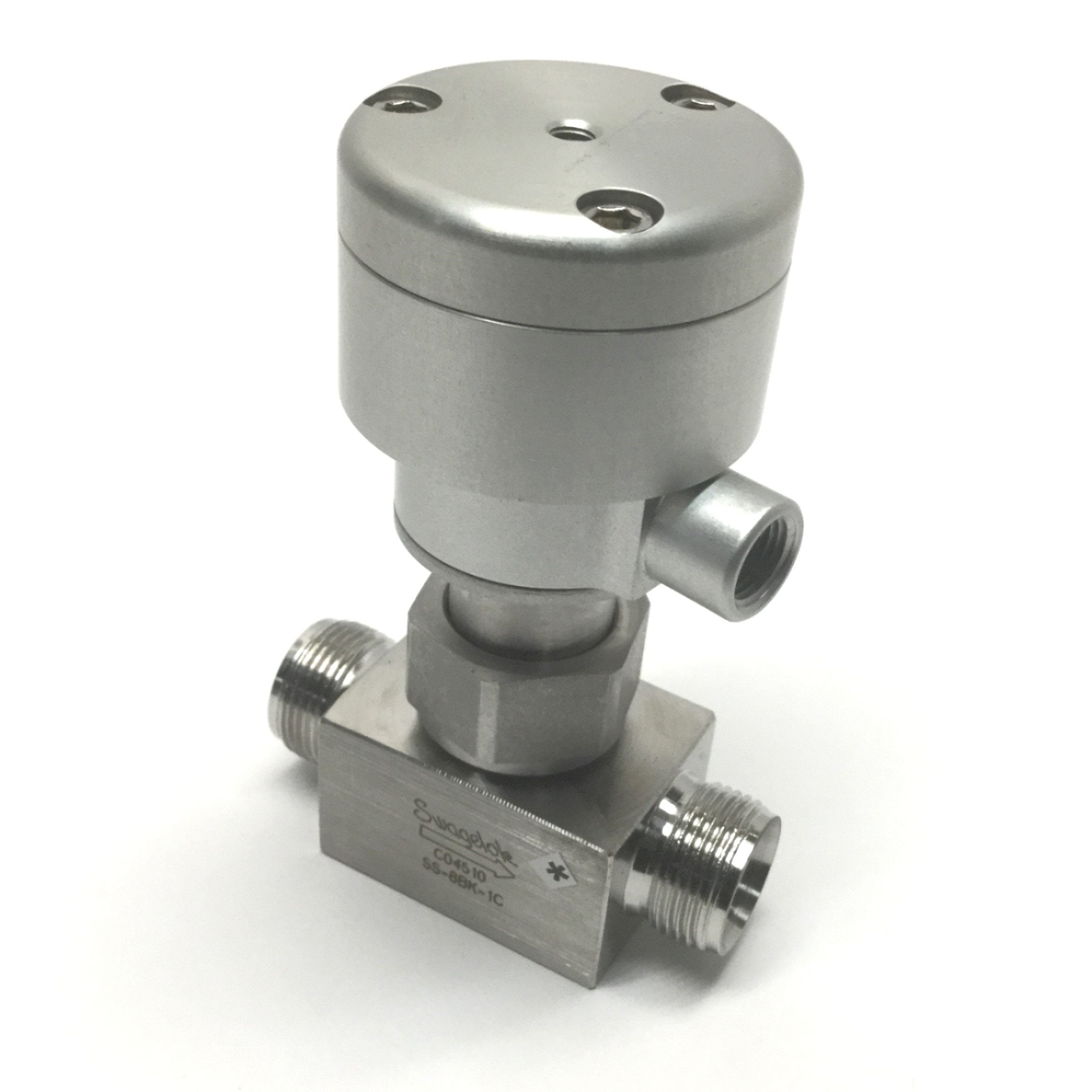 Swagelok SS-8BK-1C Sealed Bellows Valve 2-Way NC, 316 Stainless Steel ...