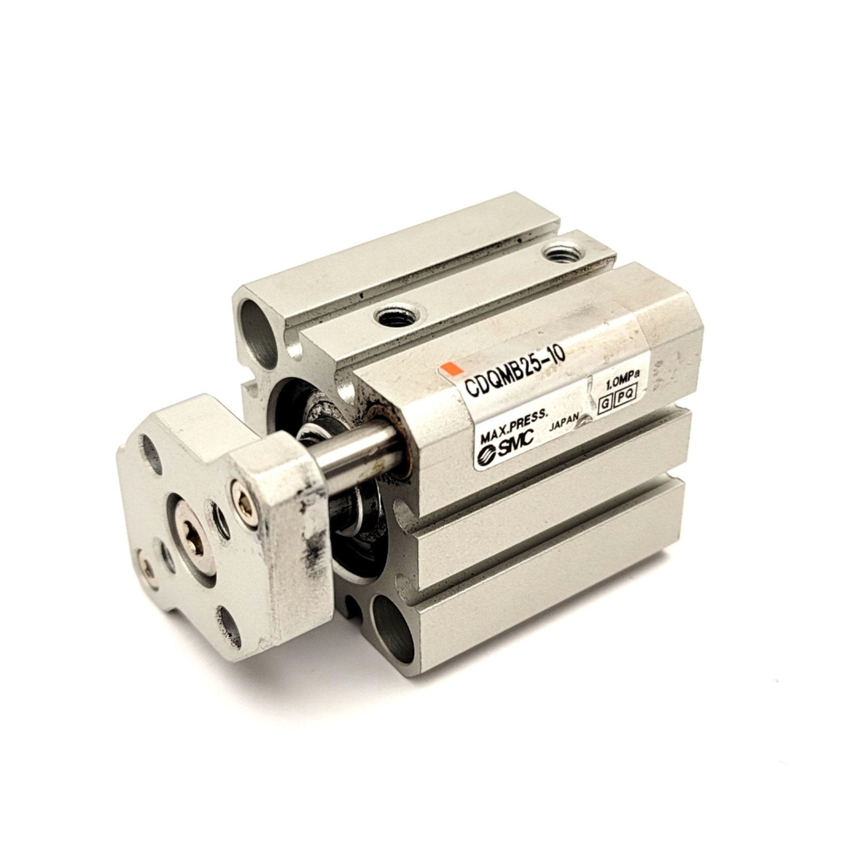 SMC CDQMB25-10 Compact Guide Rod Cylinder Bore: 25mm, Stroke: 10mm, 1 ...