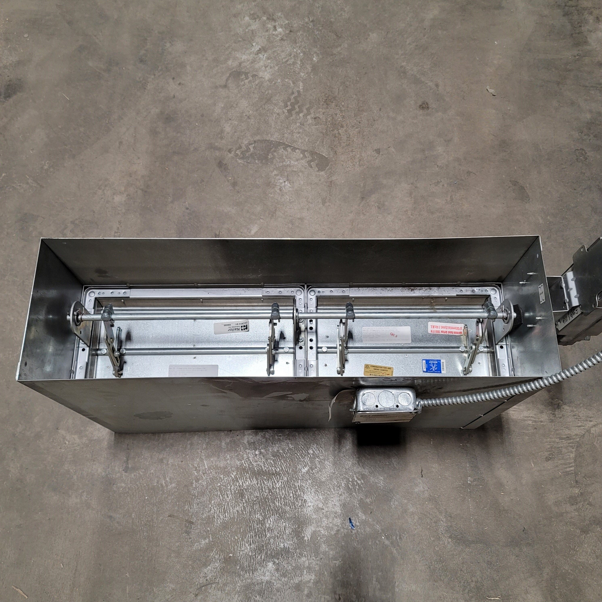Nailor 1221 Combination Fire/Smoke Damper Type A W/Sleeve 34" x 10" x ...