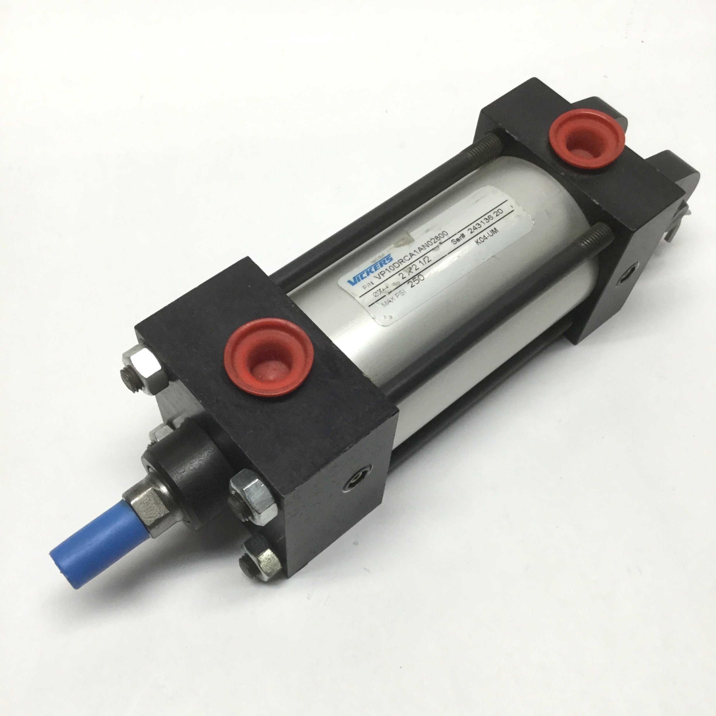 Vickers VP10DRCA1AN 02800 Air / Hydraulic Cylinder 2" Bore, 2.5" Strok ...