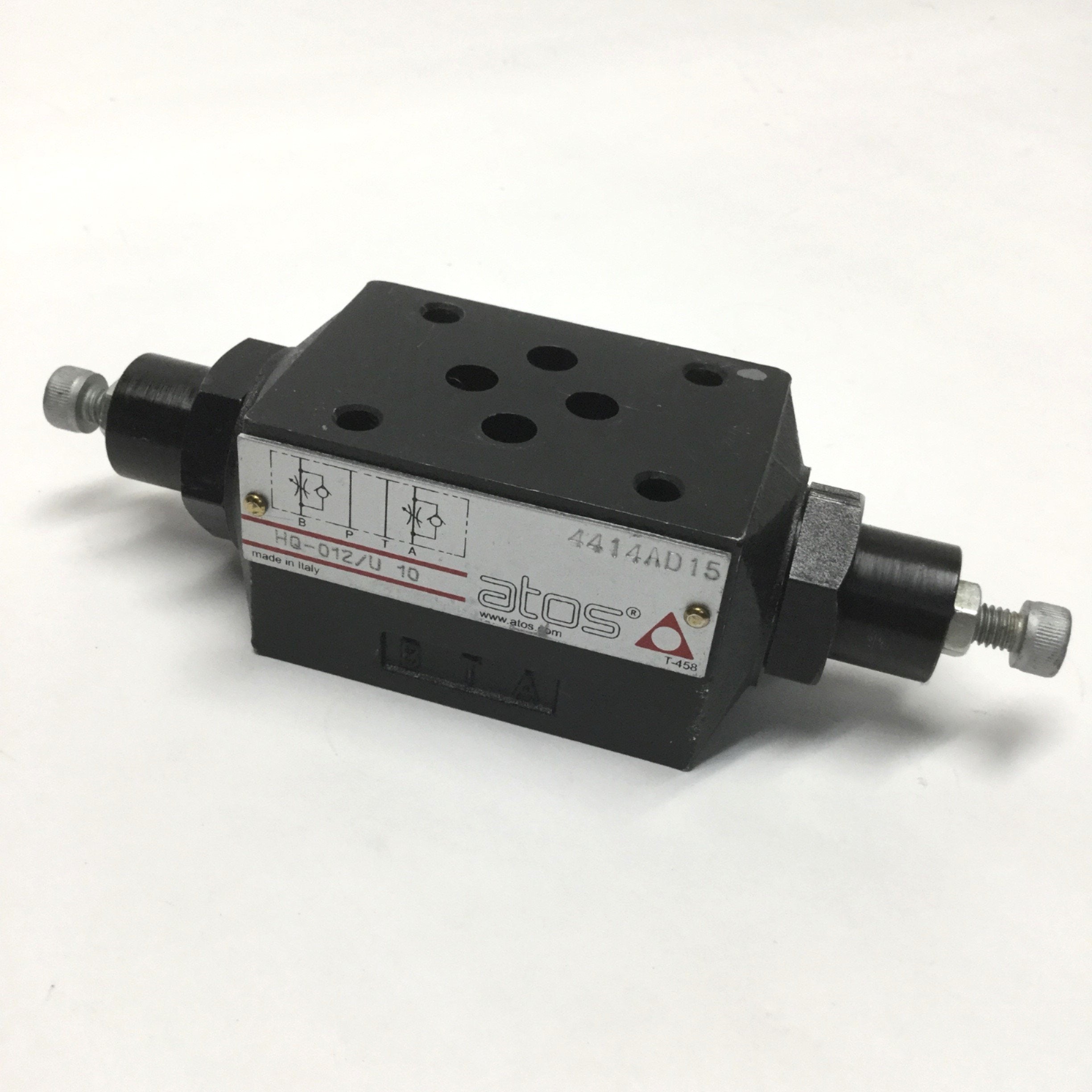 Atos HQ-012/U 10 Hydraulic Modular Flow Control Throttle Valve Double ...