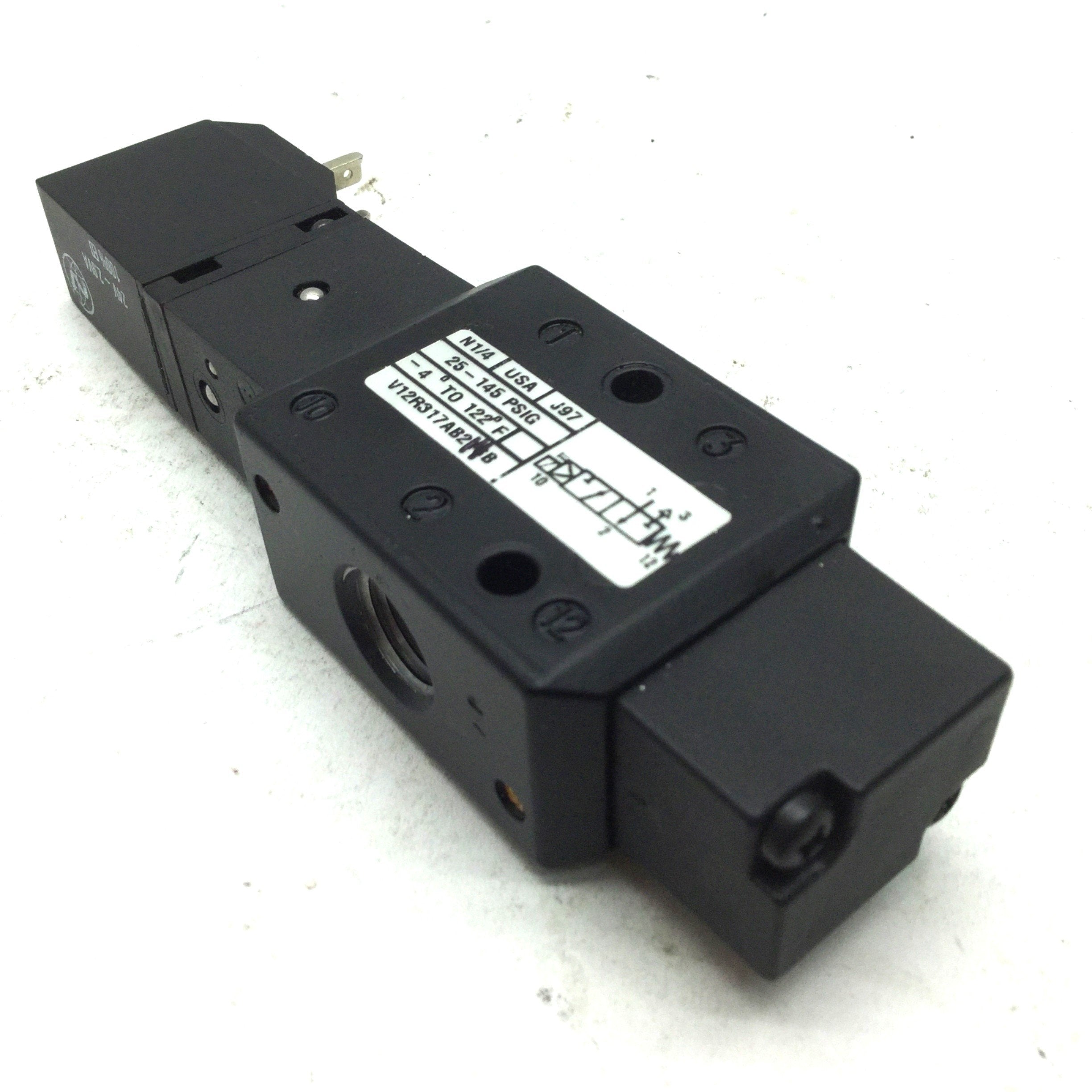 Norgren V12R317AB214B Pneumatic Valve 2 Pos 3 Way Air Actuated Spring ...