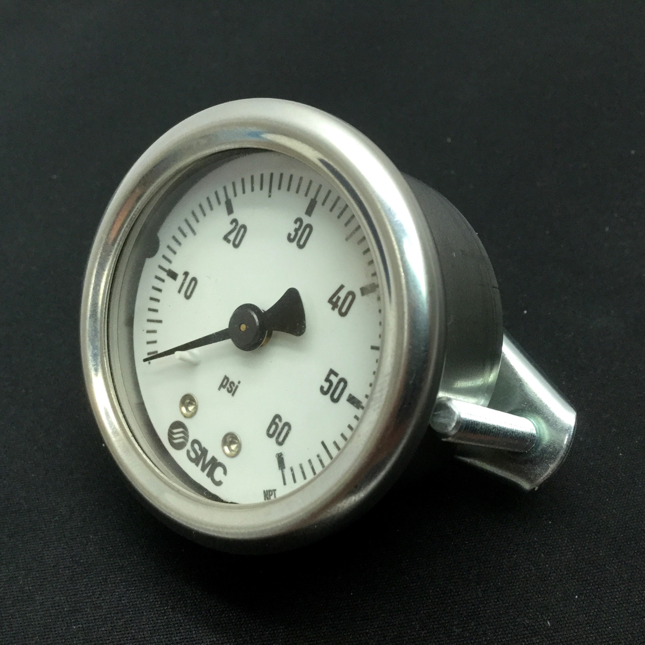 SMC Pressure Gauge 0-60 PSI (0.4 Mpa) Male: 1/8" R Female: M5 – Next ...
