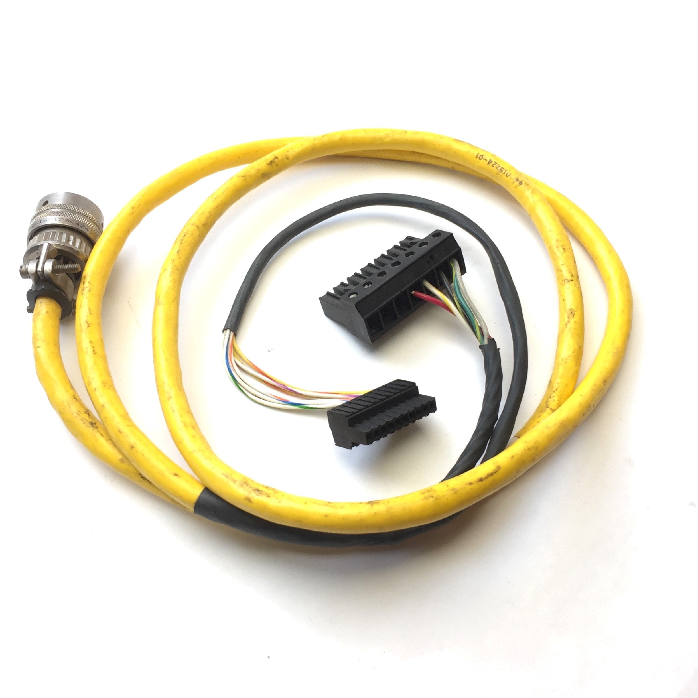 Parker 71-015017 Rev B Motor Power & Hall Effect Cable MS Round 12-Pin ...