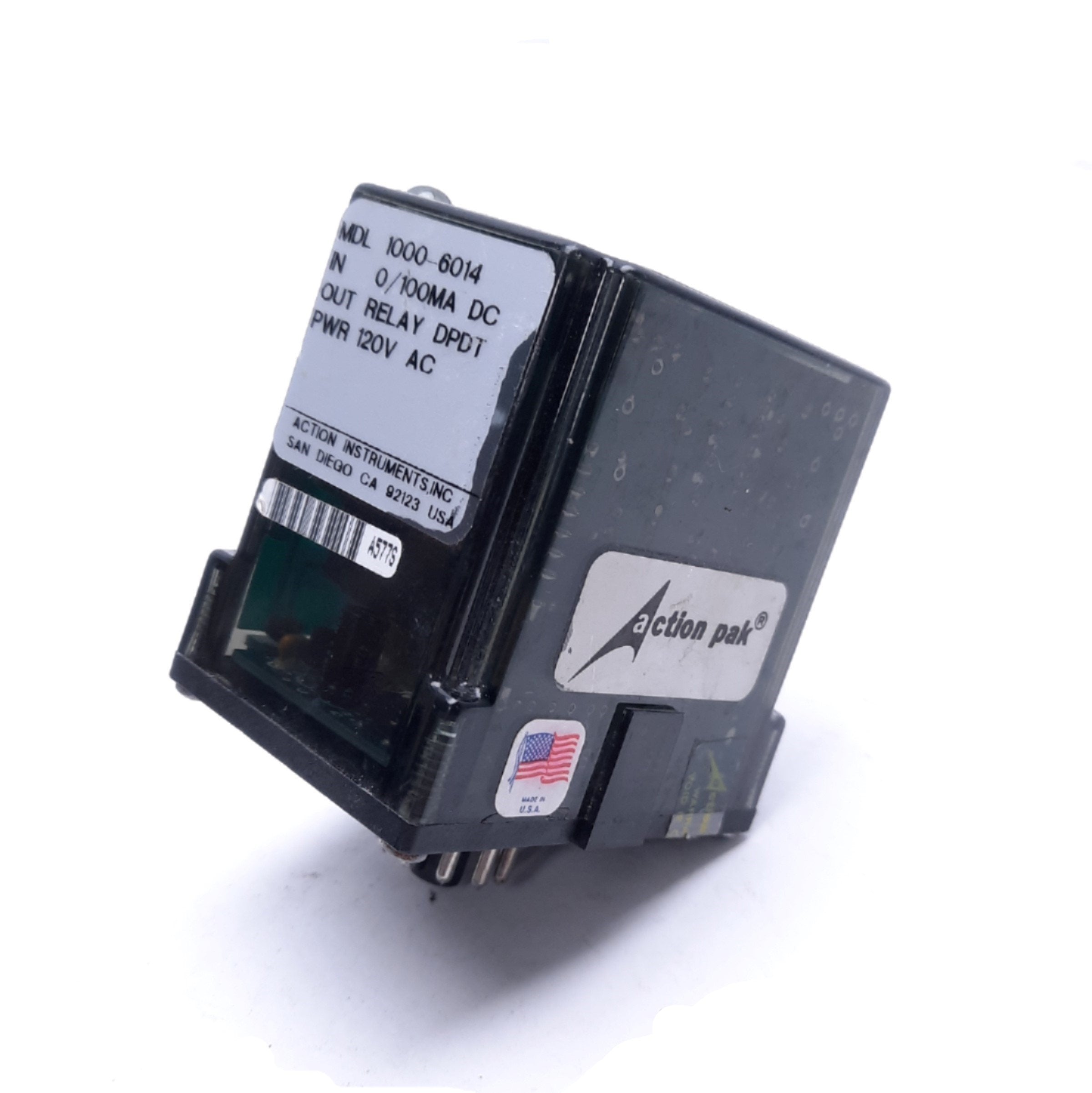 Action Instruments ActionPak Model 1000-6014 Relay, 11-Pin, 120VAC Pow ...