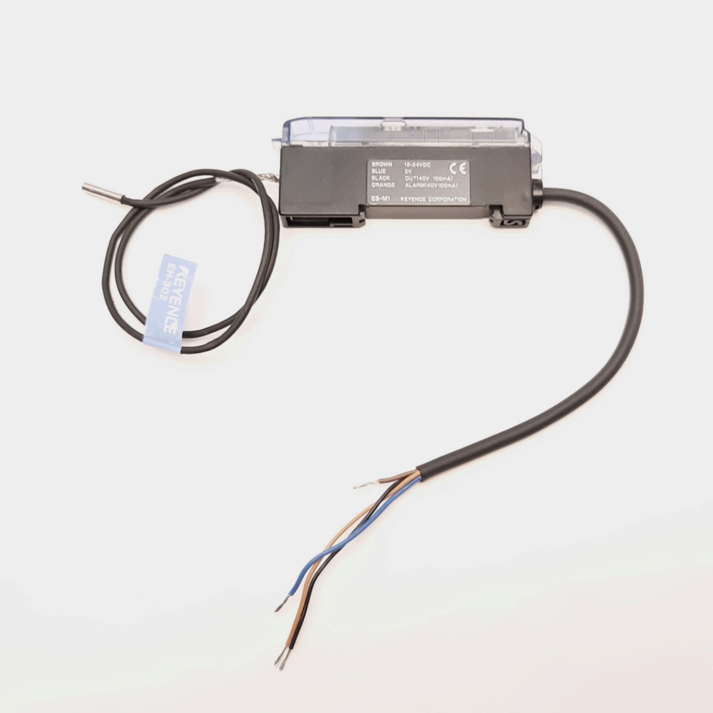 Keyence ES-M1 Proximity Sensor Amplifier Main Unit, 12-24VDC, NO/NC, N ...