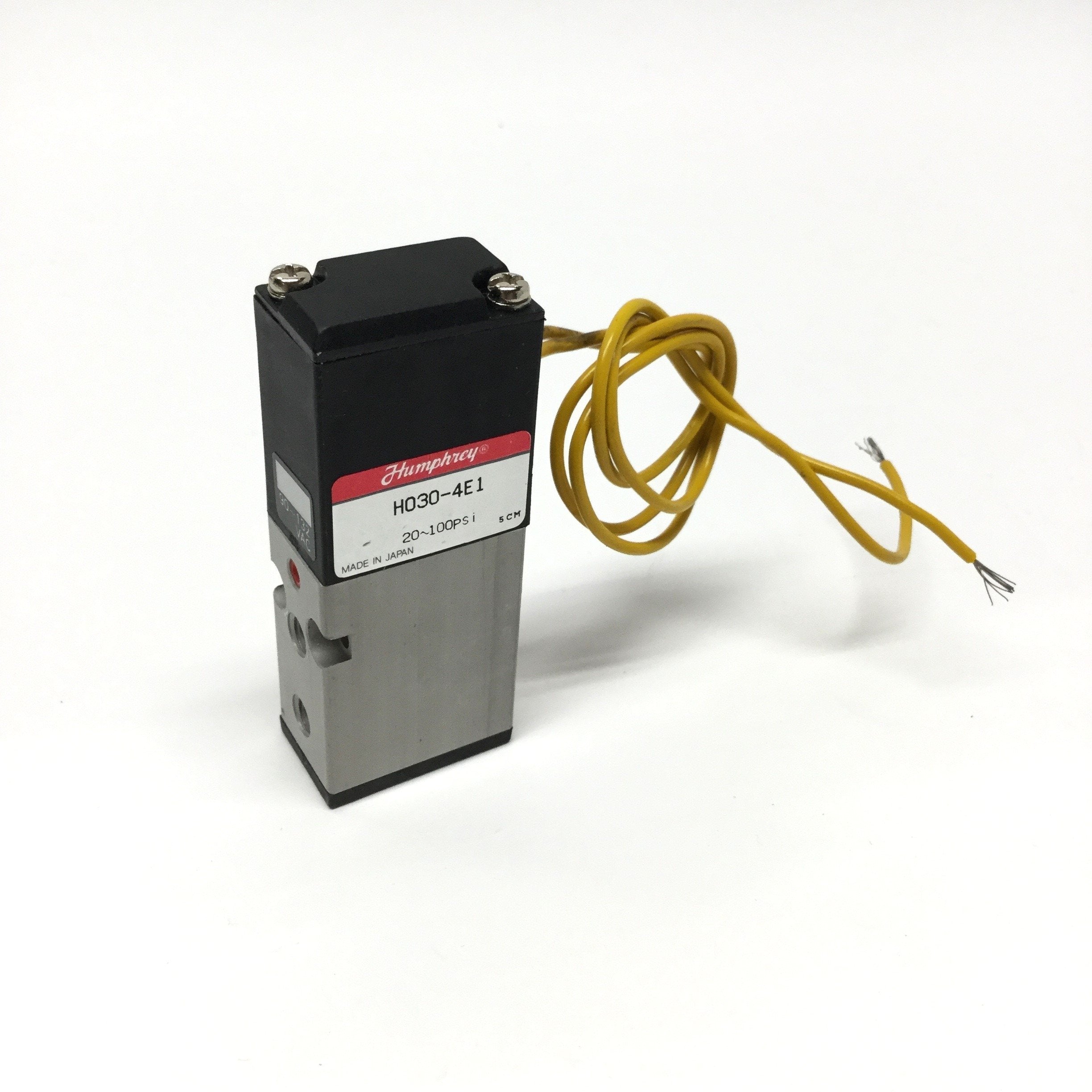 Humphrey H030-4E1 Solenoid Valve, 4-Way 2-Position, 120VAC, 20-100psi ...