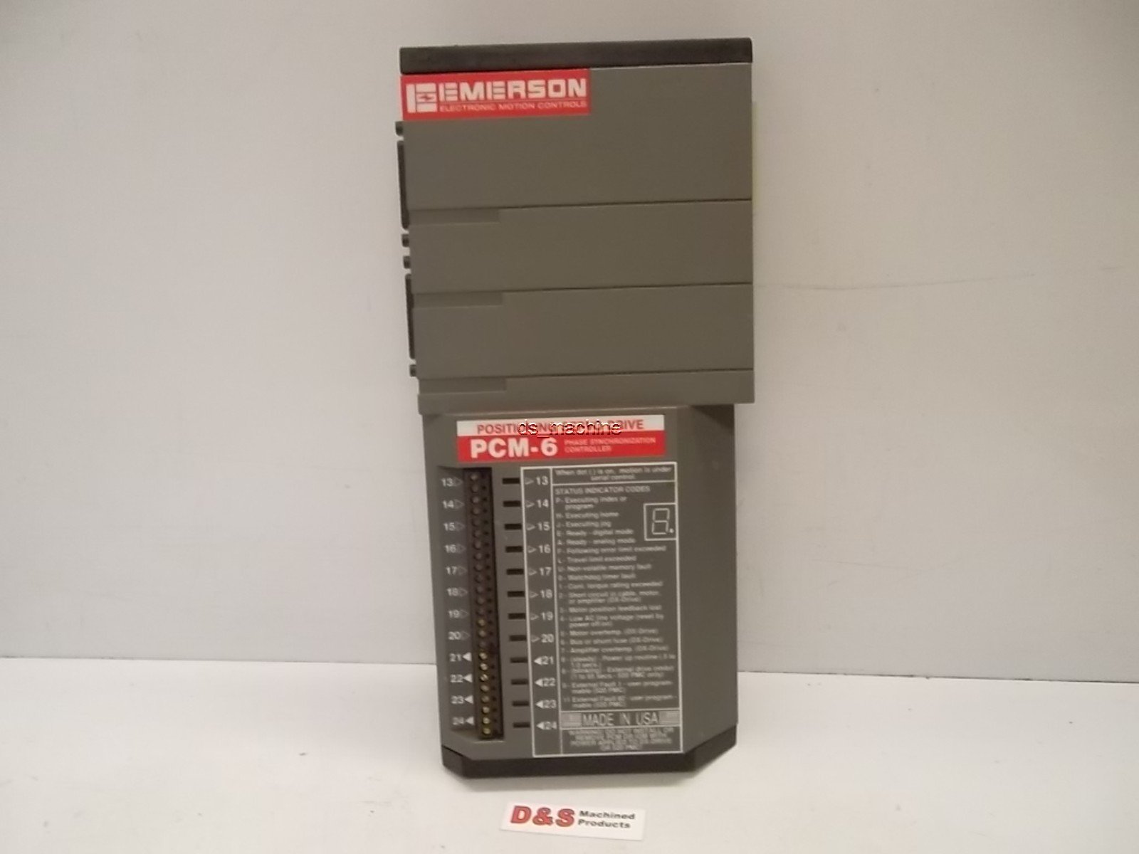 Emerson PCM-6 Positioning Servo Drive – Next Day Automation
