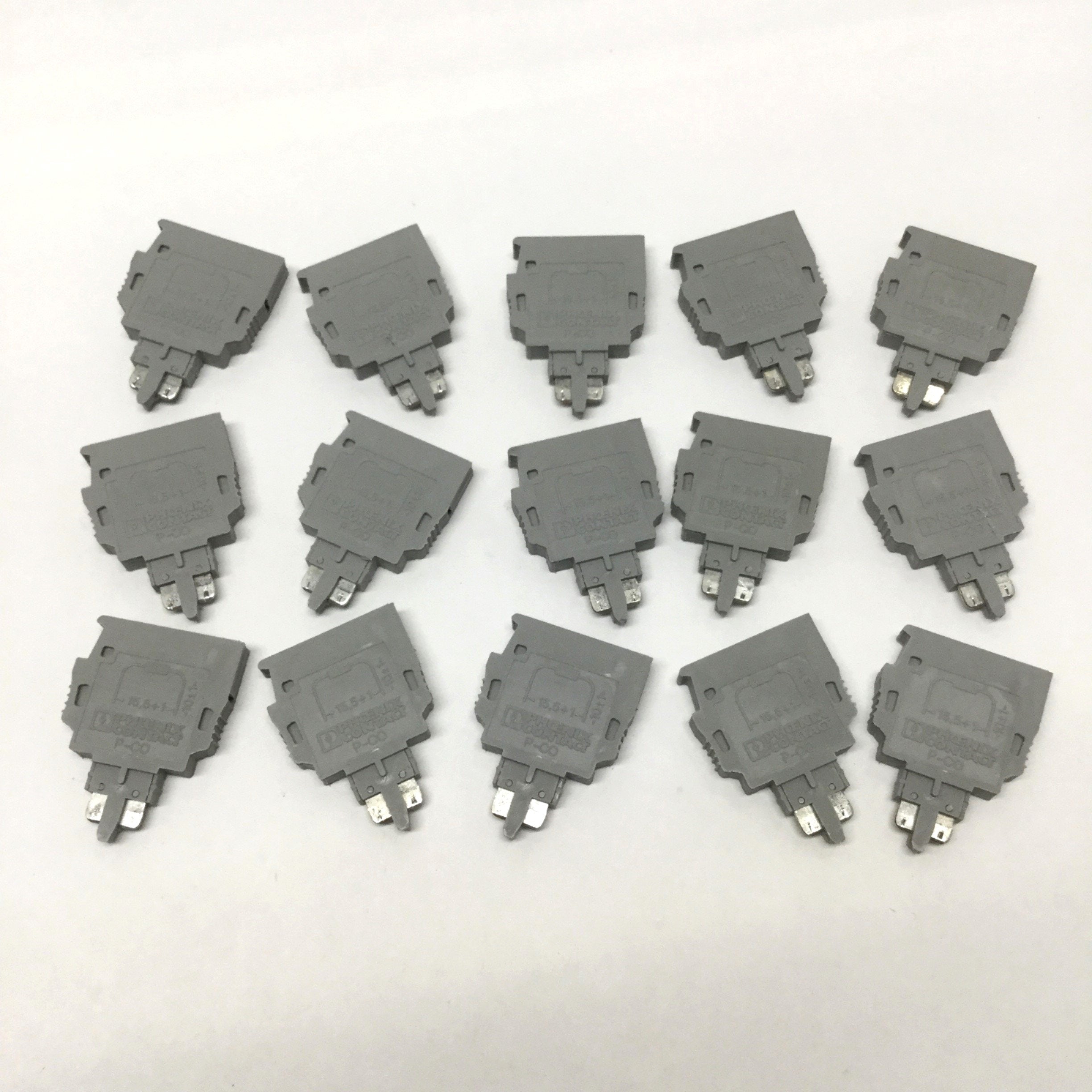 Lot of 15 Phoenix P-CO Component Connector Test Plugs Disconnect Termi ...