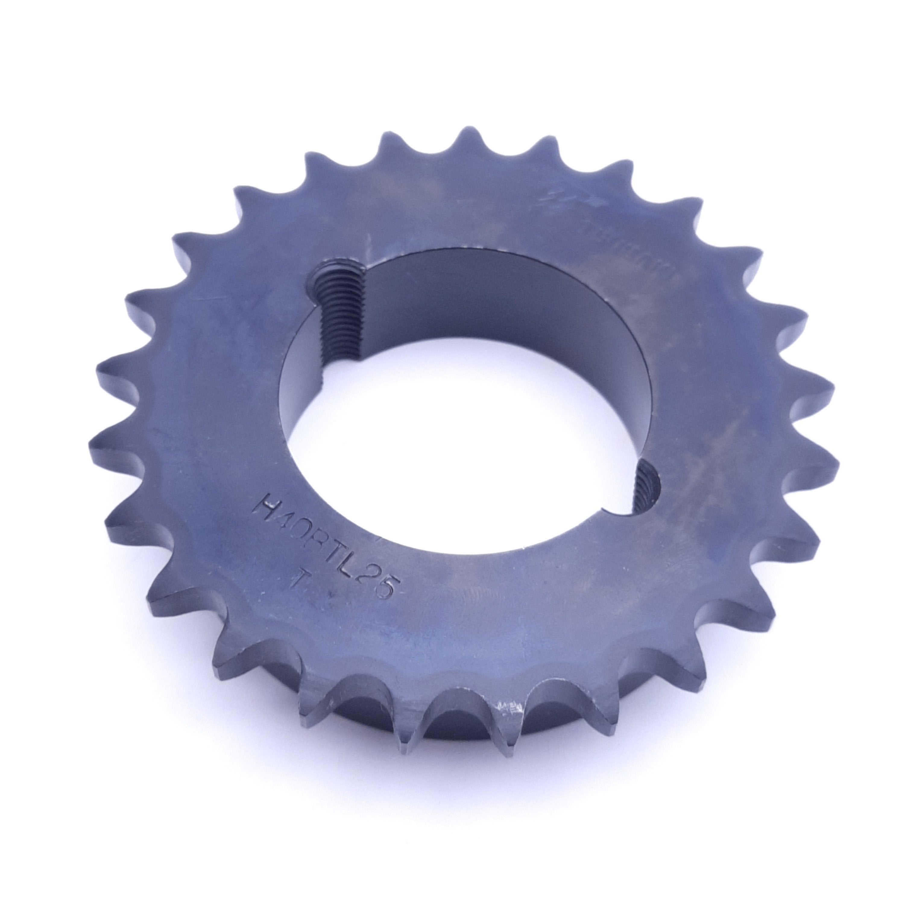 TSUBAKI H40BTL25 Roller Chain Sprocket, Taper Lock, #20 ANSI No., 1/2 ...