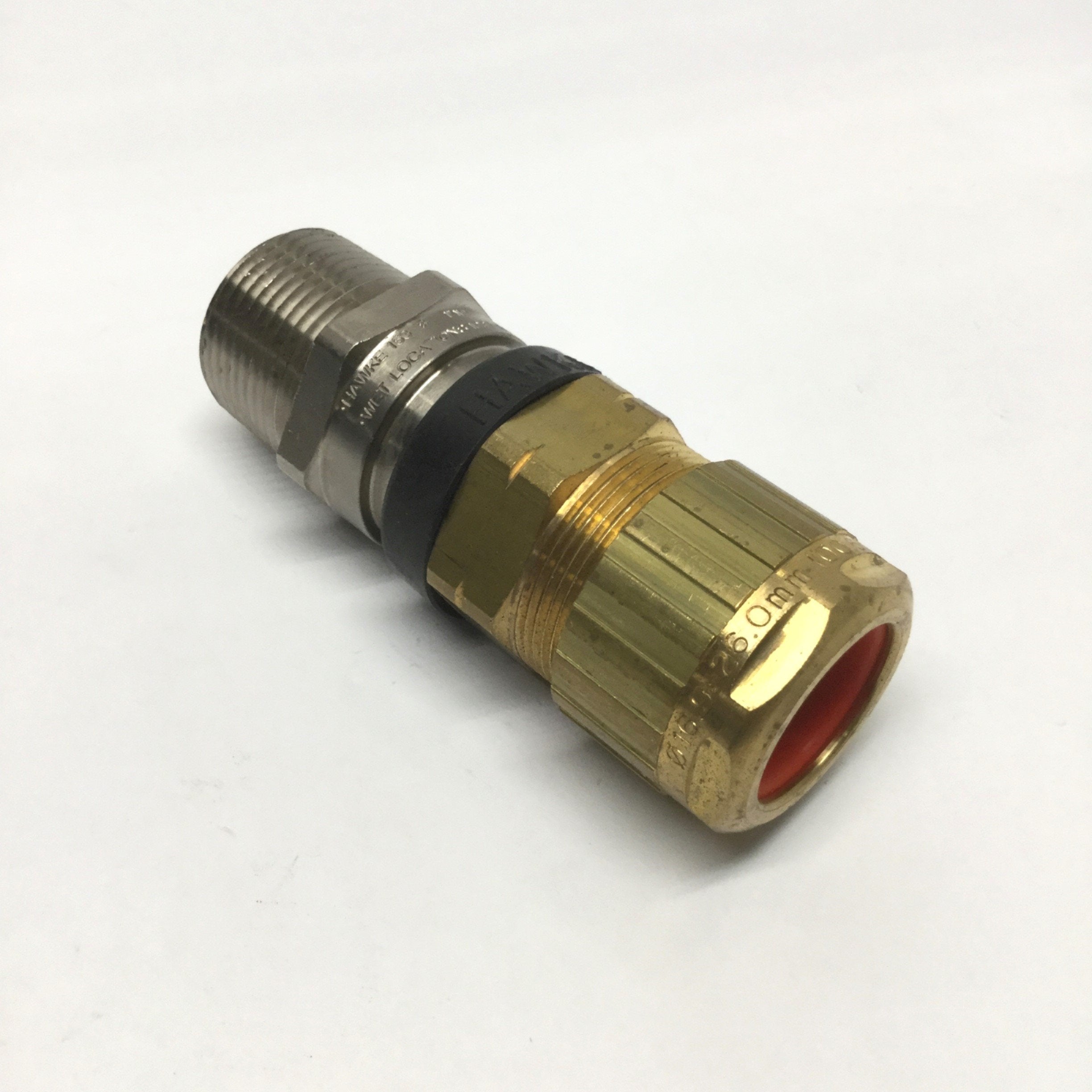 Hawke 153 B X Industrial Brass Cable Gland 1" NPT Thread, 16.9-26mm ...