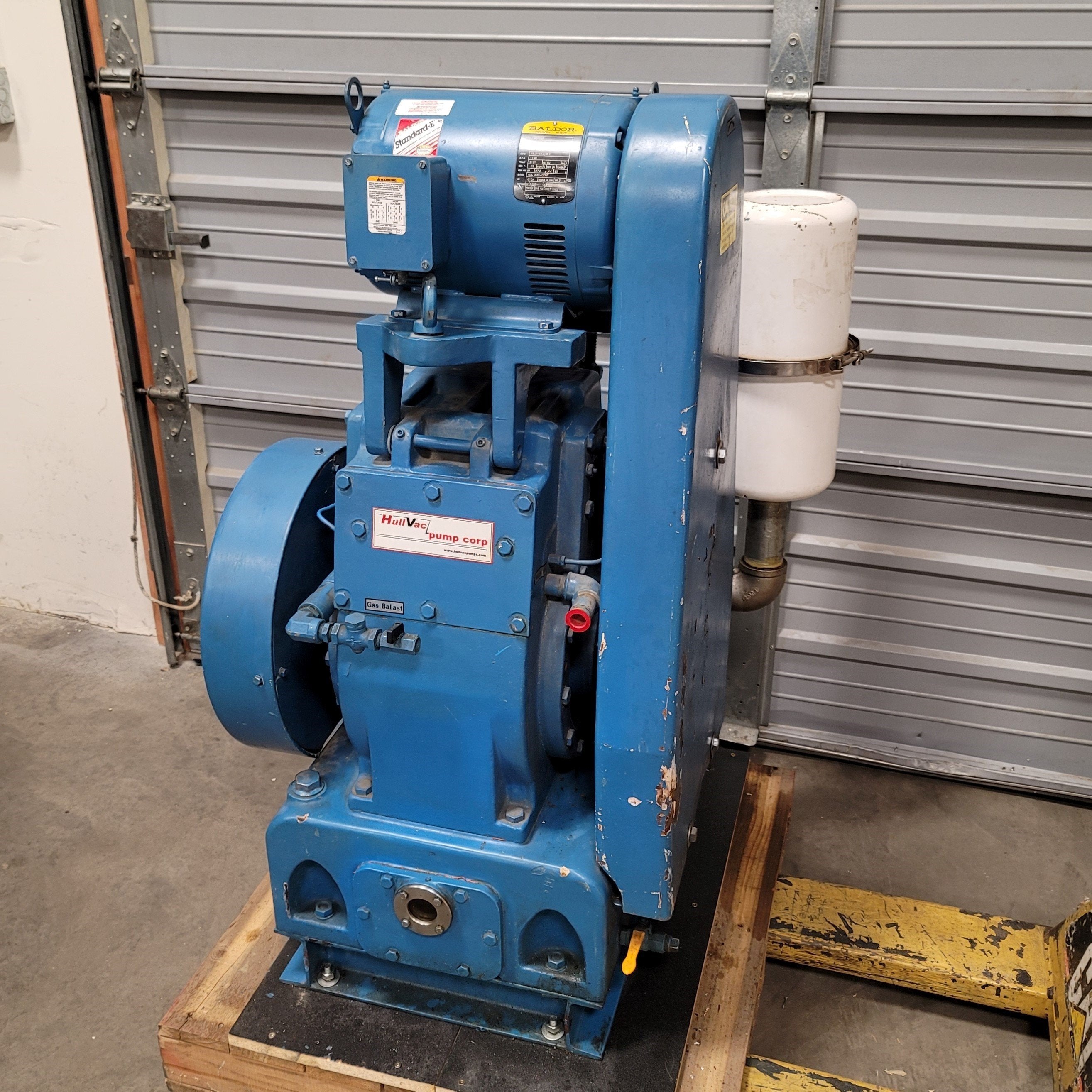Hull Vac HS-110 Single-Stage Rotary Piston Vacuum Pump 110CFM 208-230 ...