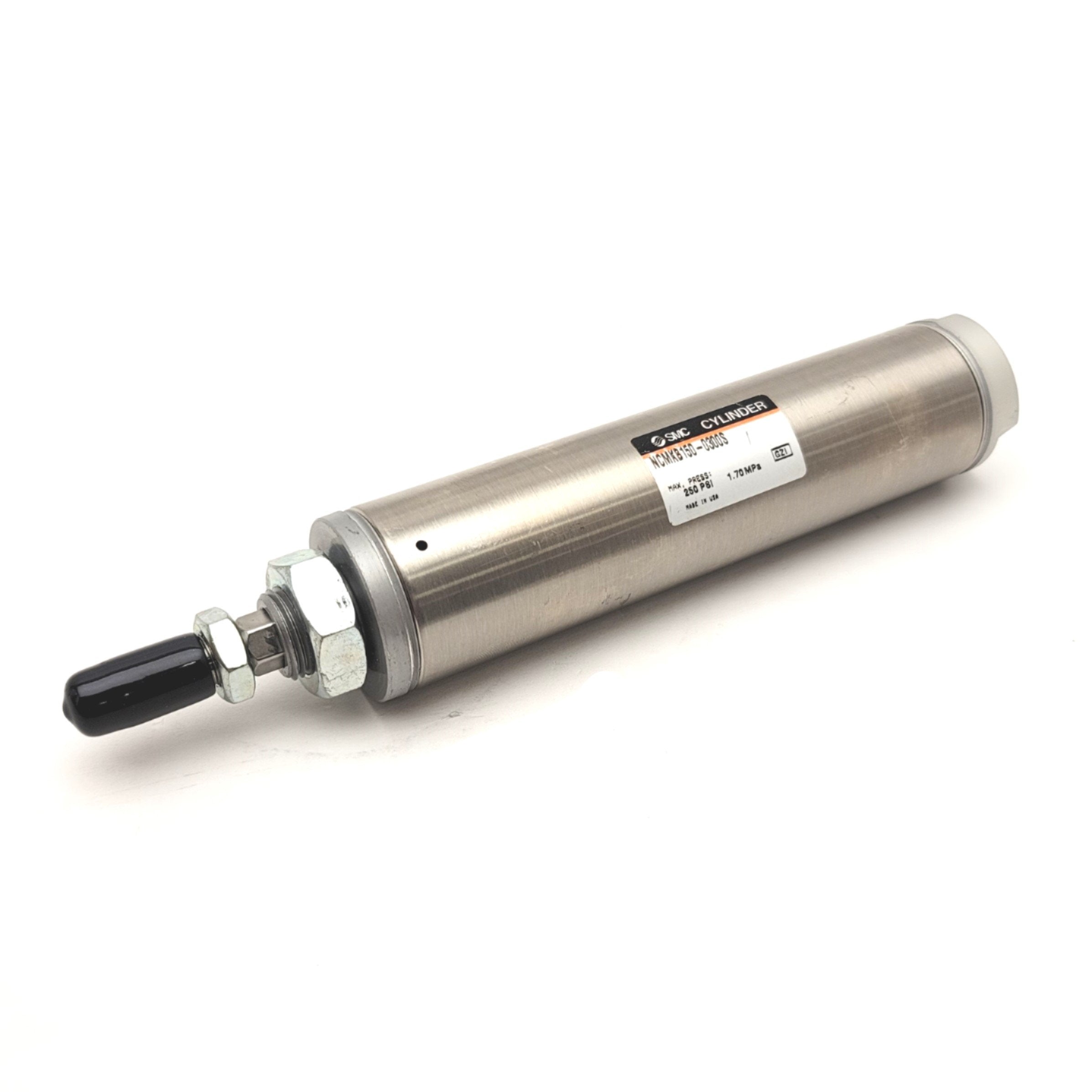SMC NCMKB150-0300S Spring Return Round Body Cylinder Bore 1.5" Stroke ...