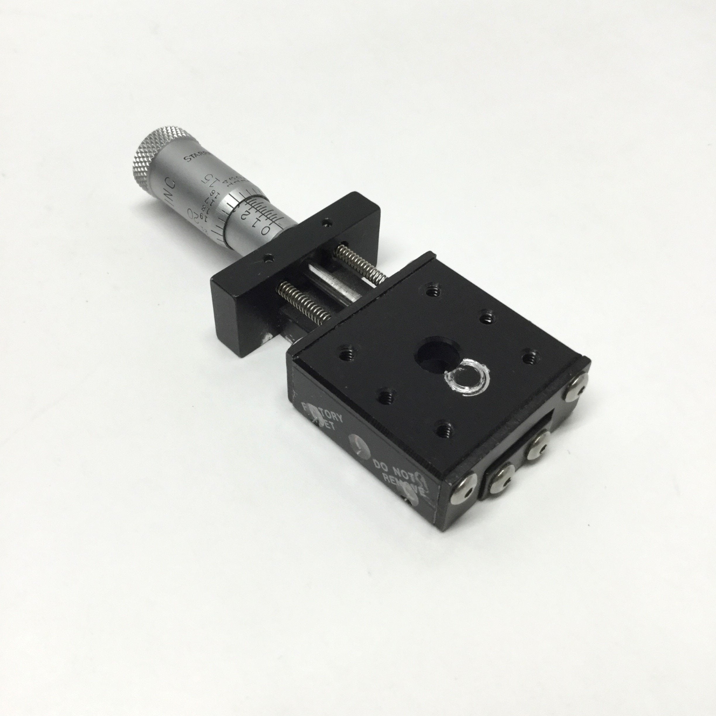 Edmund Optics 33-474 X-Axis Linear Ball Positioner Stage Table 1/2" Tr ...