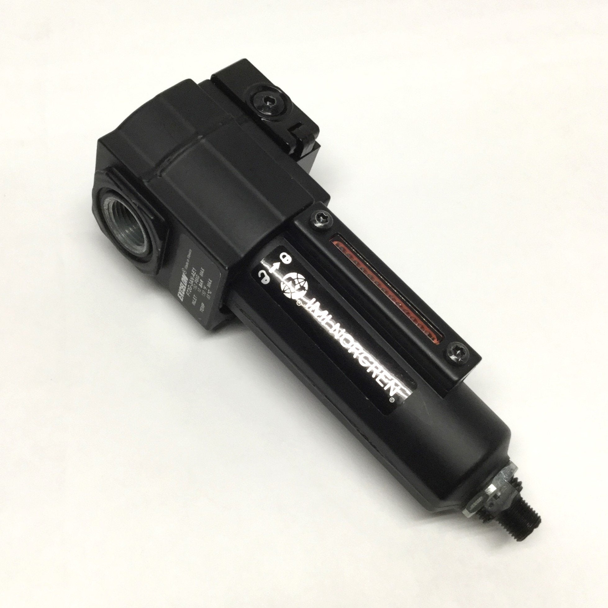 Norgren F72G-3AN-AE1 Excelon Air Filter 150psi, 3/8" NPT, 5µm, Auto Dr ...