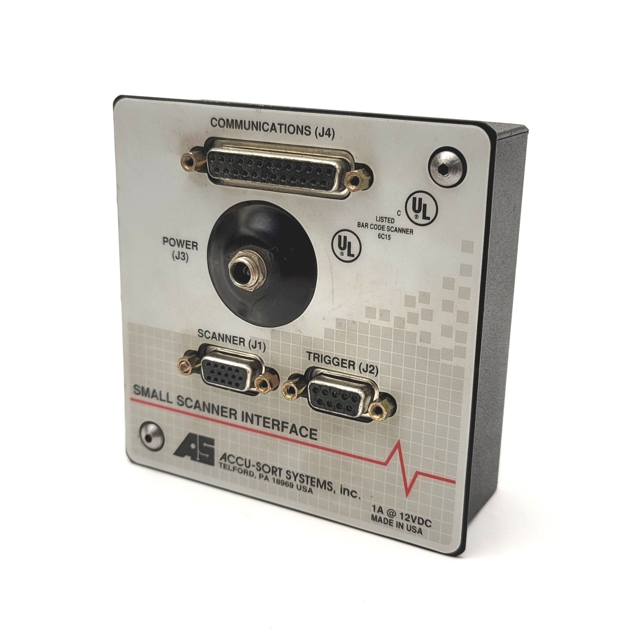 ACCU-SORT 1000017363 Rev 2B M25-A Small Scanner Interface Module 12VDC ...