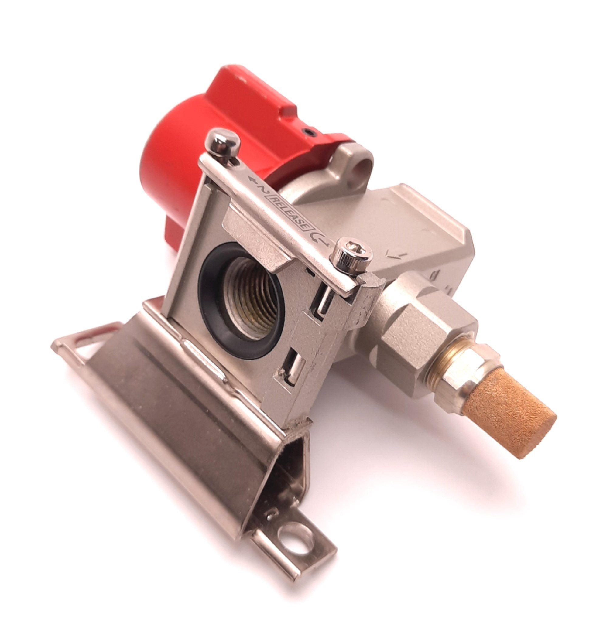 SMC VHS40-N04-Z Pressure Relief Lockout Valve, 3 Ports, 1/2" NPT, 15-1 ...