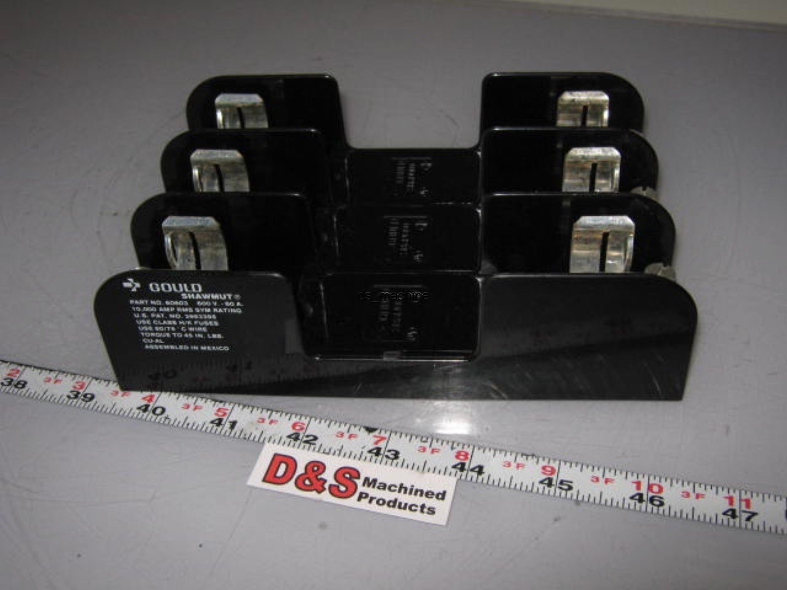 Gould 60603 3 Pole Fuse Holder 600VAC 60A – Next Day Automation