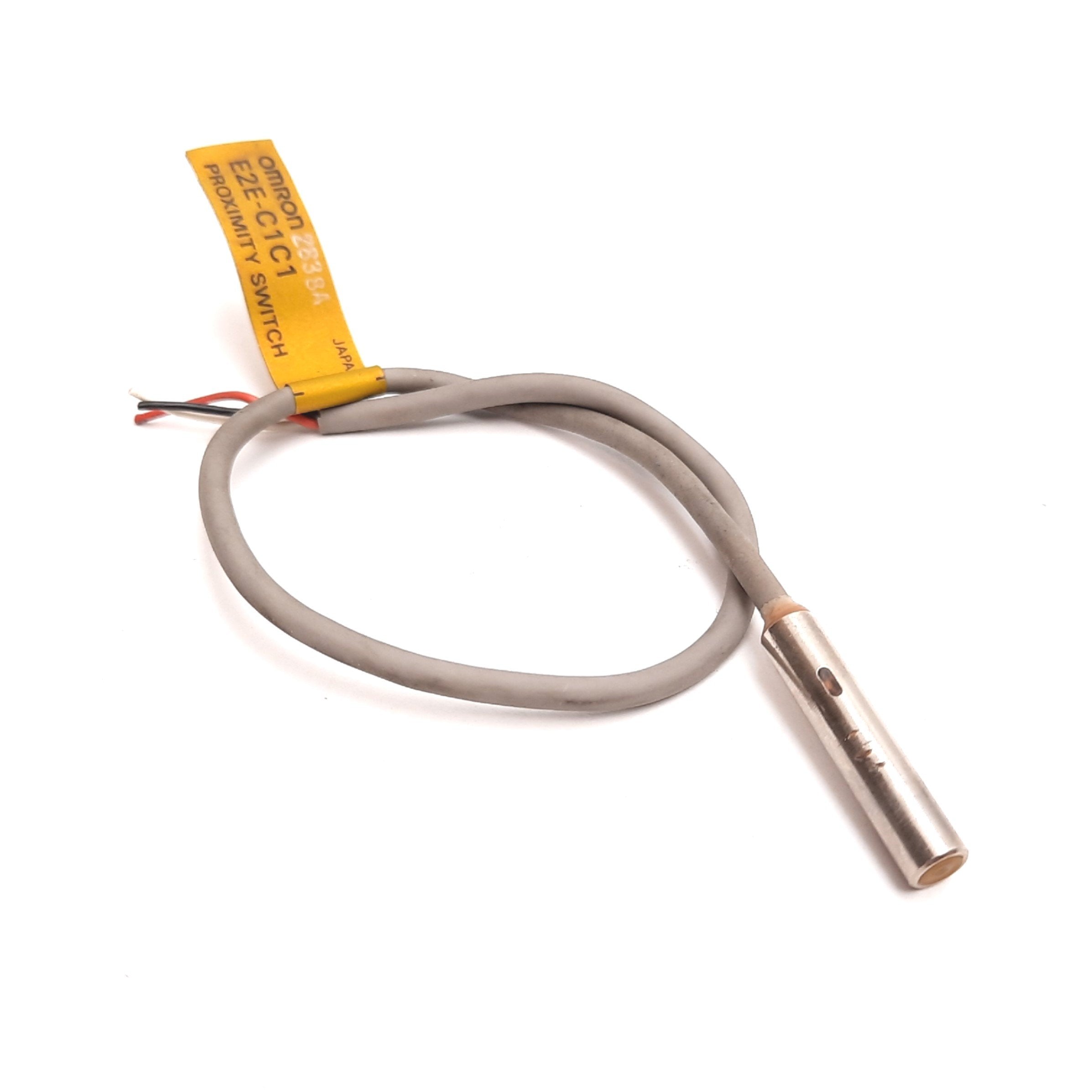 Omron E2E-C1C1 Inductive Proximity Sensor, 1mm, 12-24VDC, NPN N/O, 3-W ...